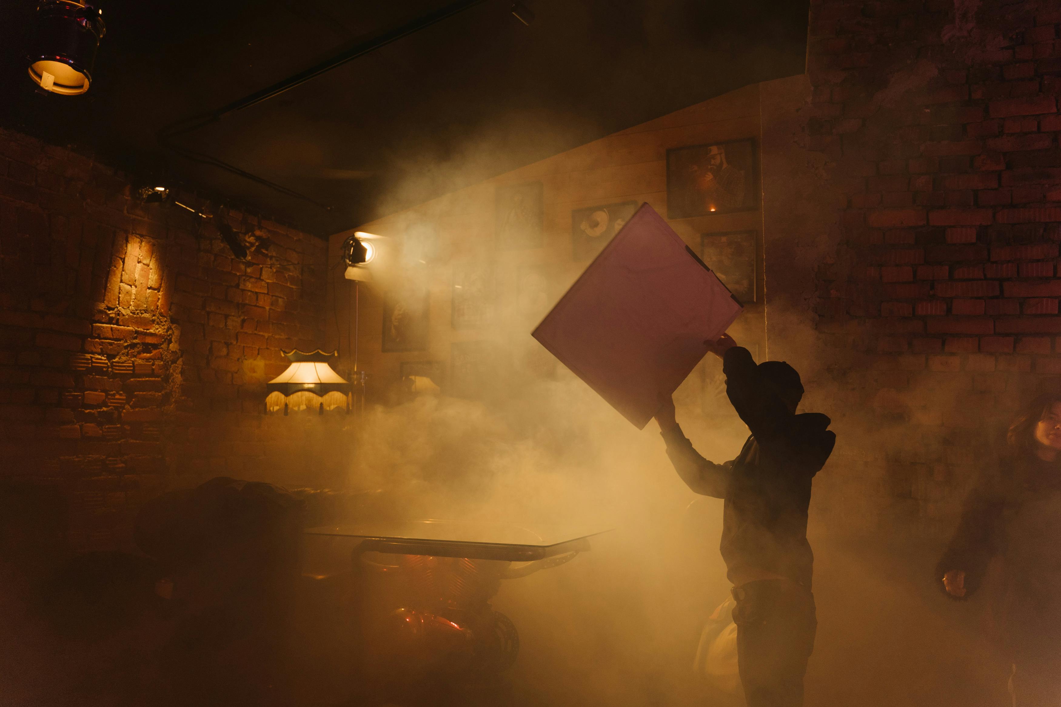 Smoke inside a Building · Free Stock Photo