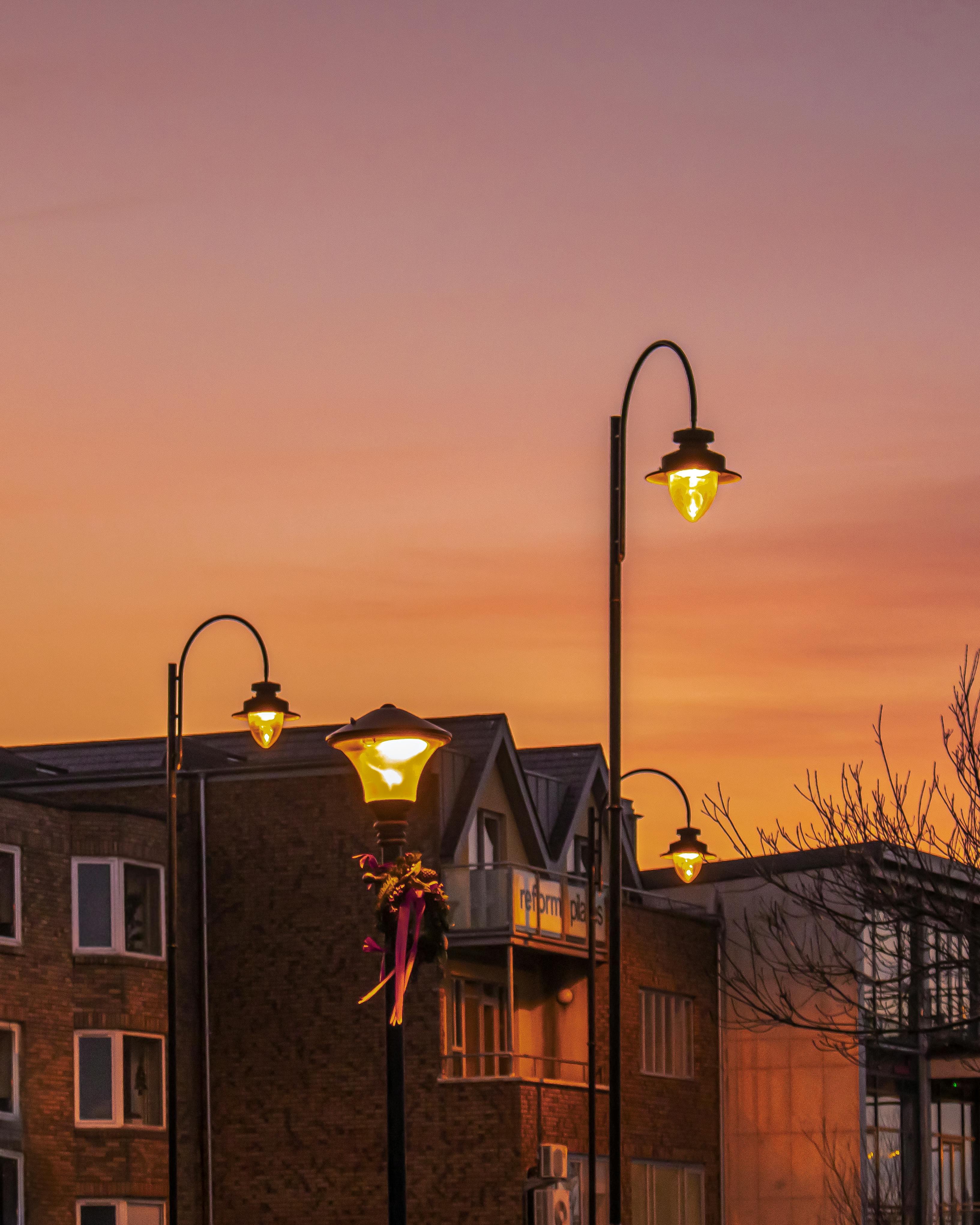 Lanterns on Street in City · Free Stock Photo