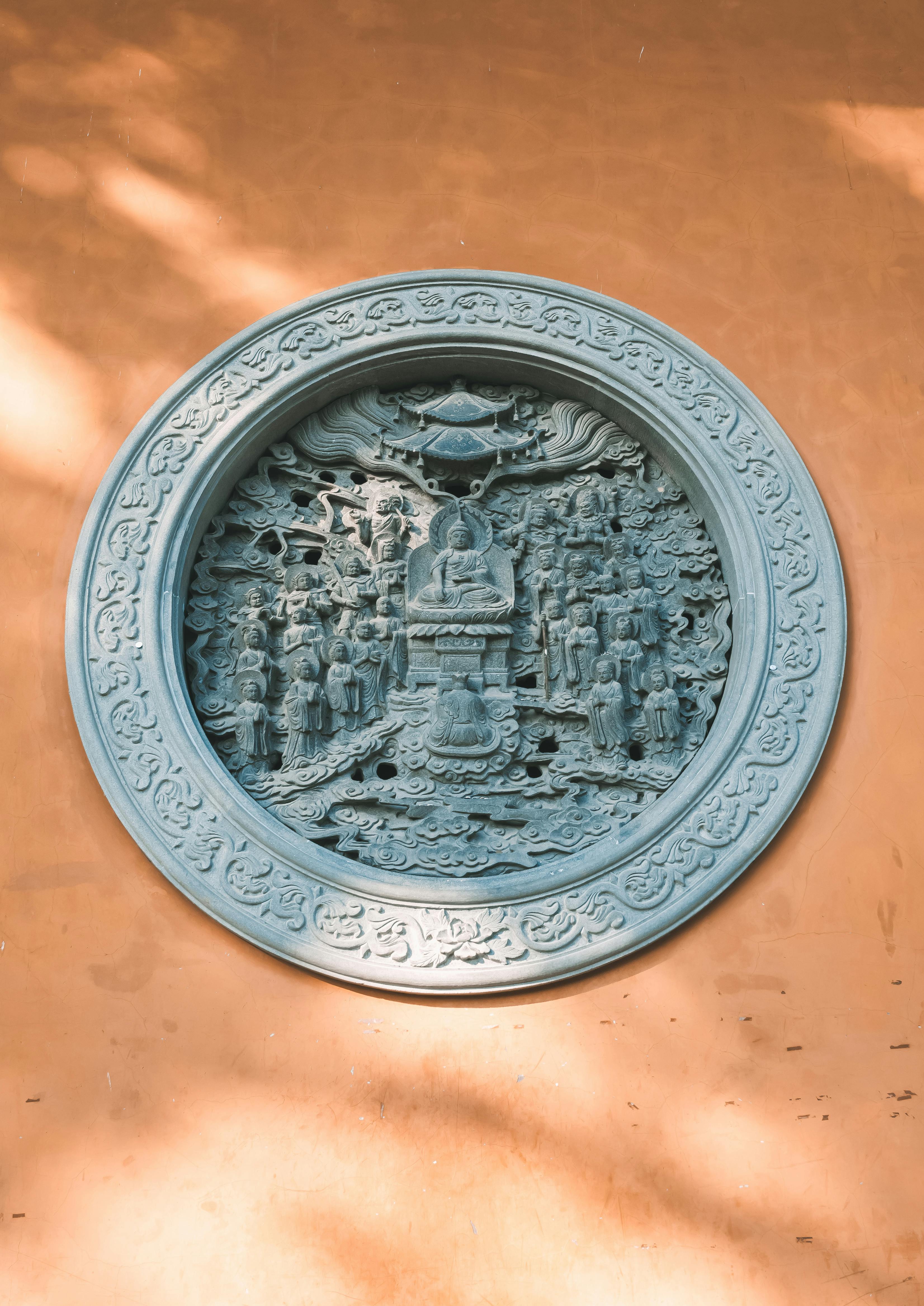 Ornamented Emblems on Windows · Free Stock Photo