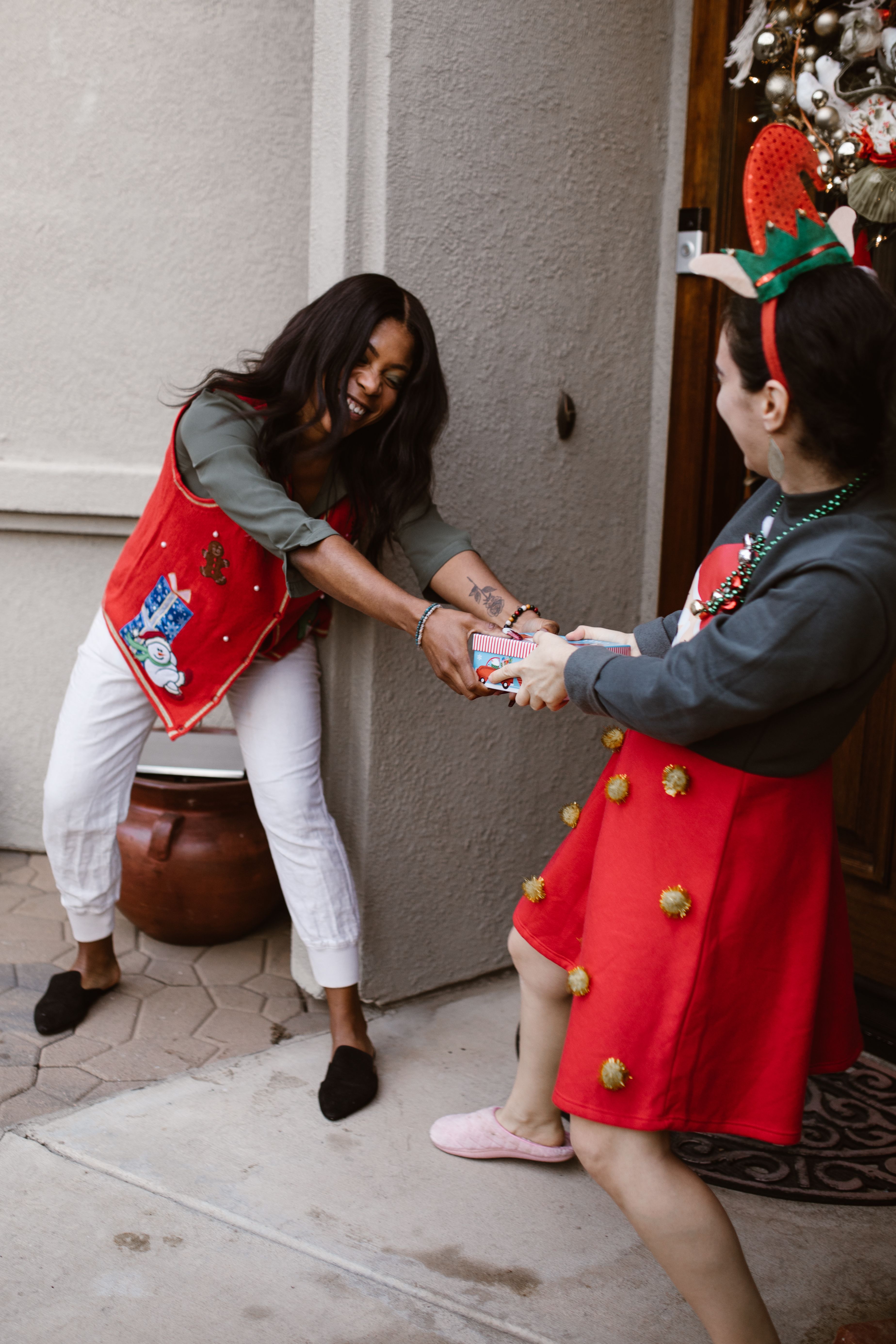 Women Fighting over Christmas Gift · Free Stock Photo