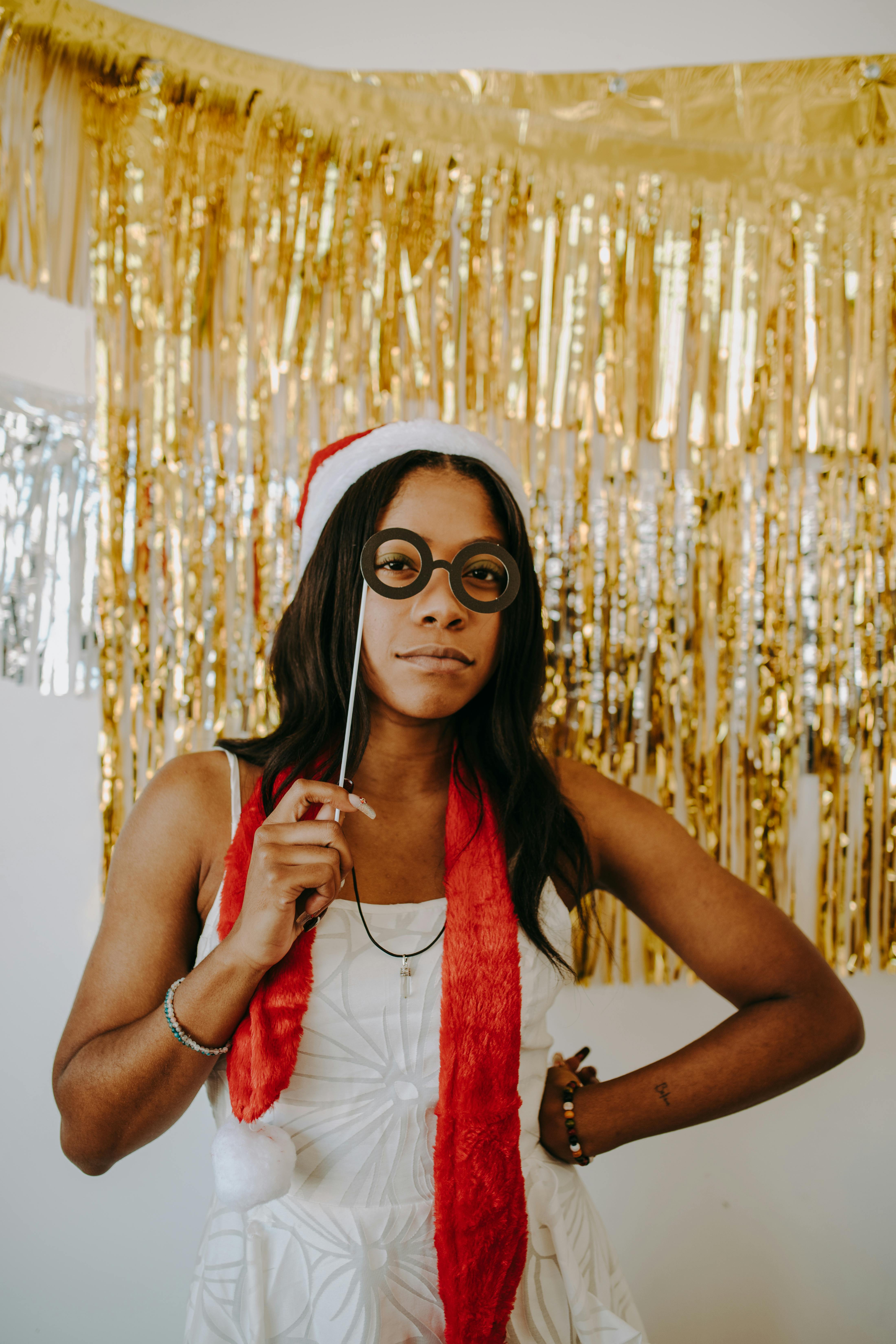 Happy Woman using a Prop · Free Stock Photo