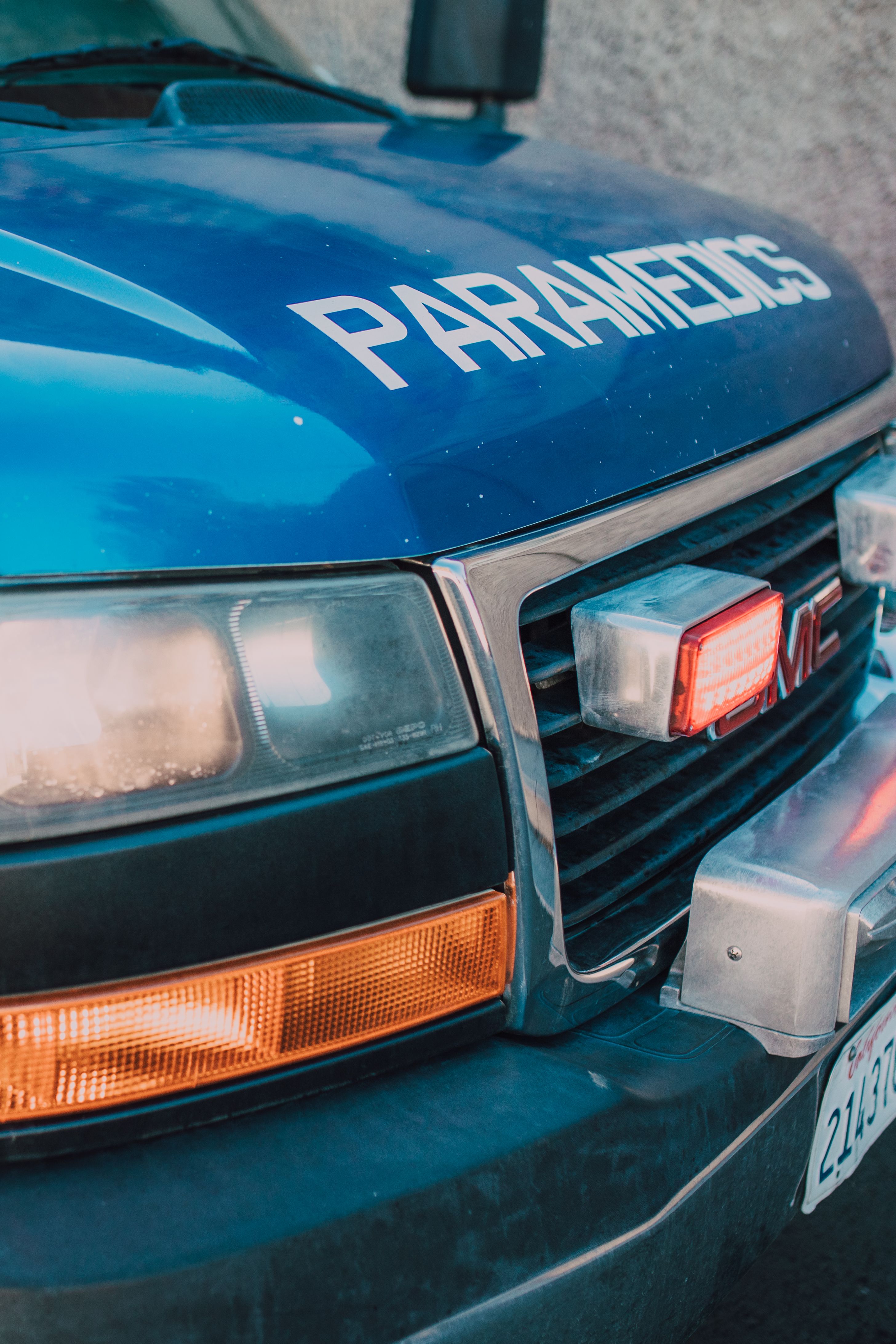 Blue and Yellow Ambulance · Free Stock Photo