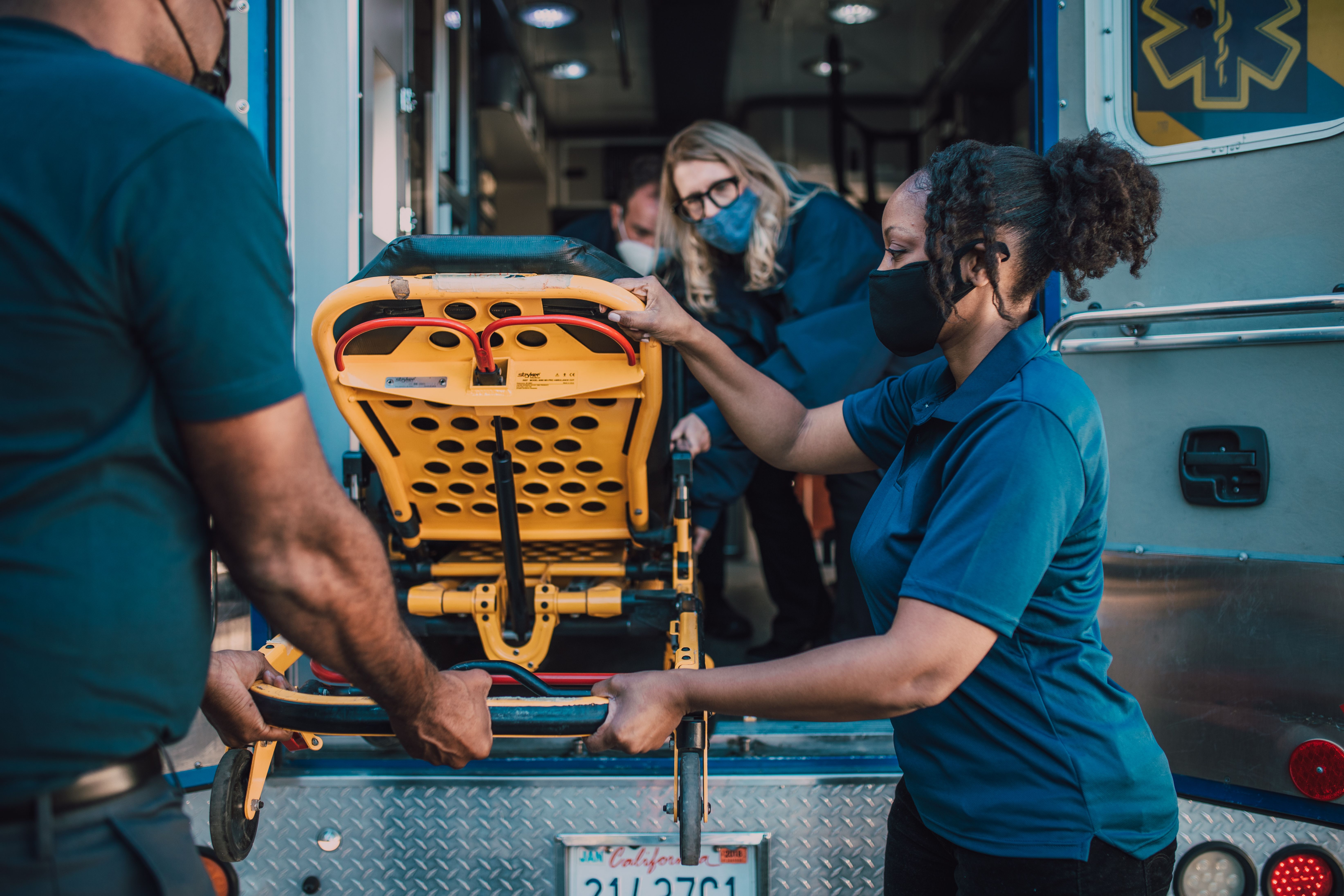 Man on A Stretcher · Free Stock Photo