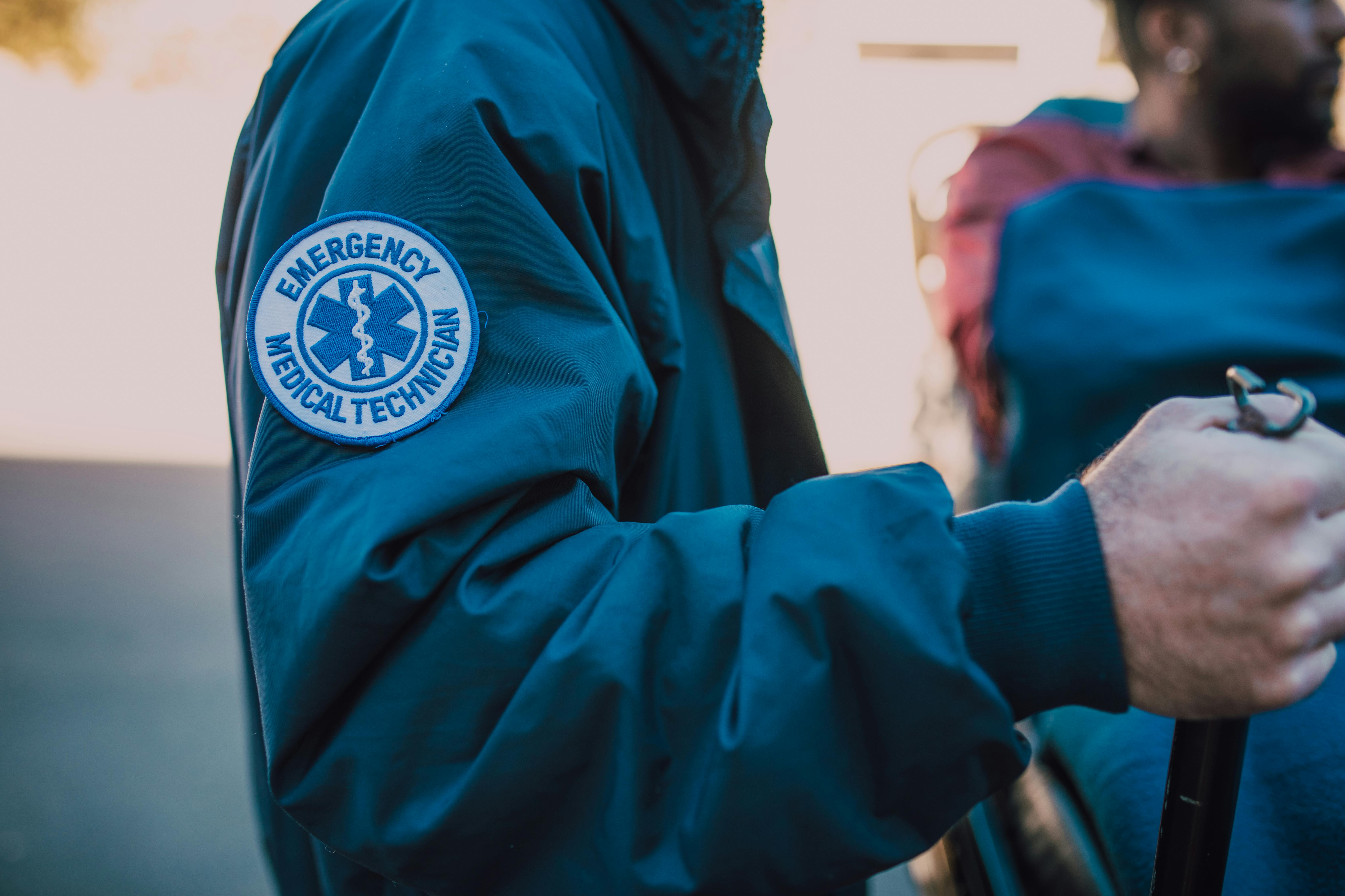 Paramedic Wearing Blue Jacket · Free Stock Photo