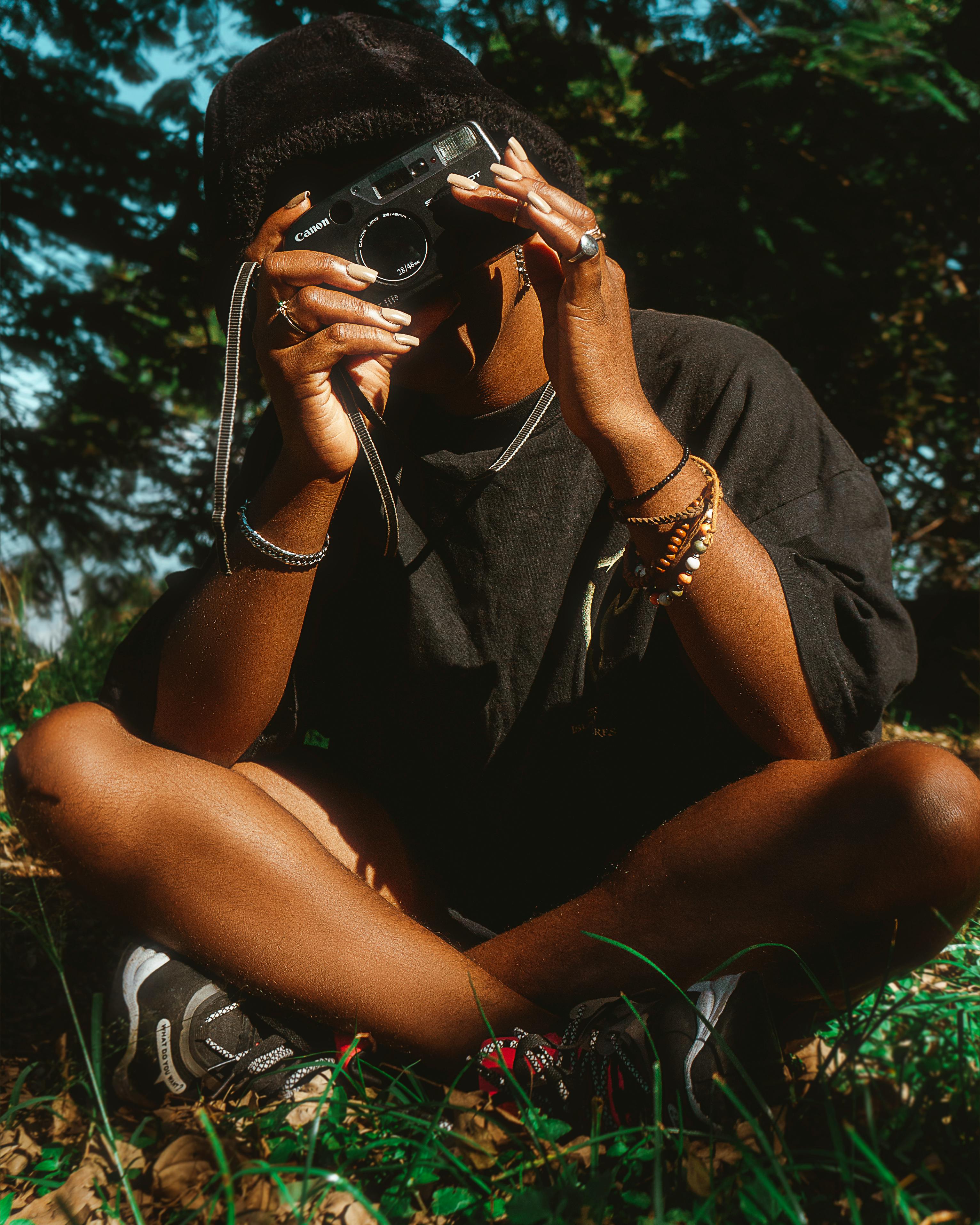 Black Camera With 3 Paris Landmarks Photos · Free Stock Photo