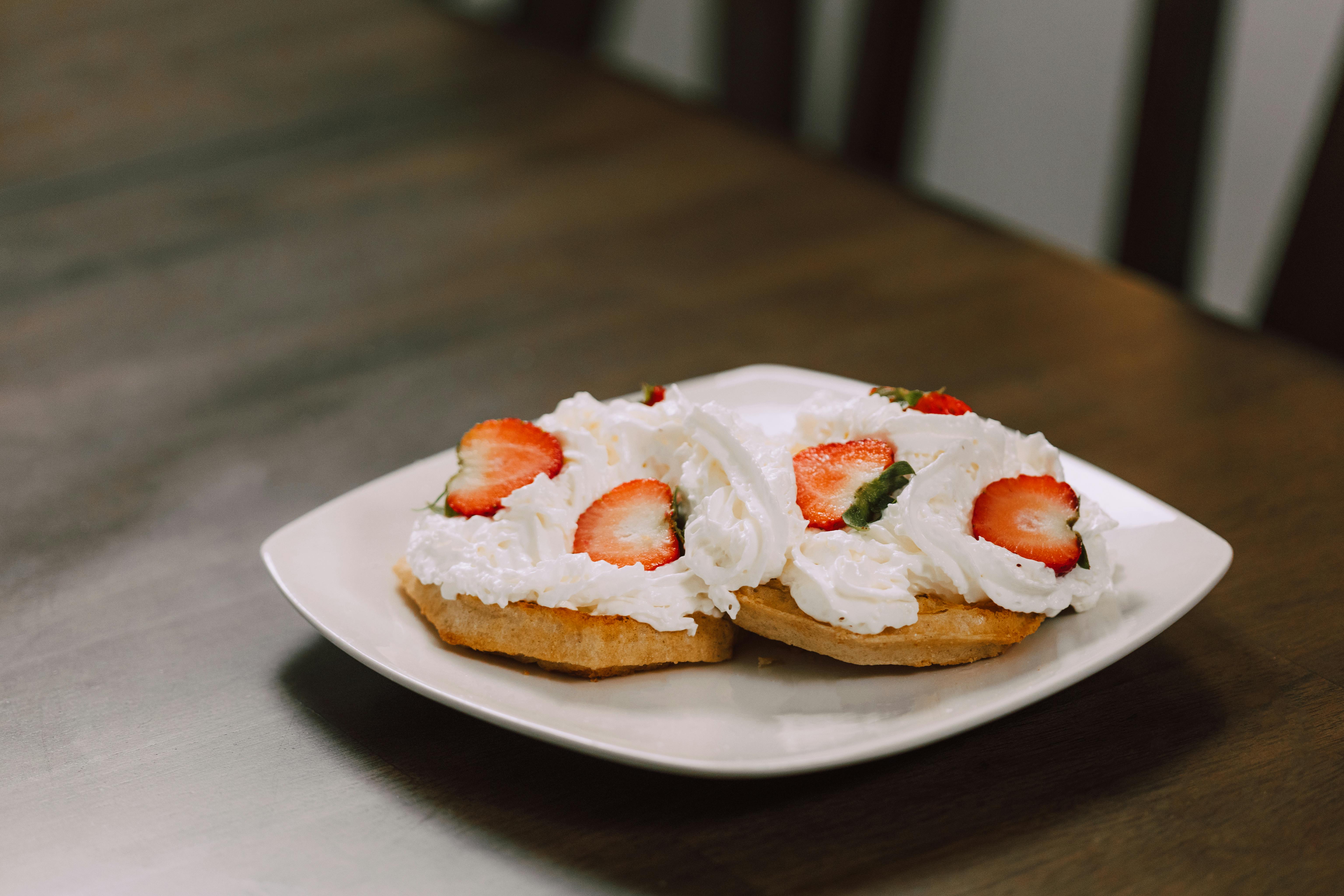 Baked Pancake on Plate · Free Stock Photo