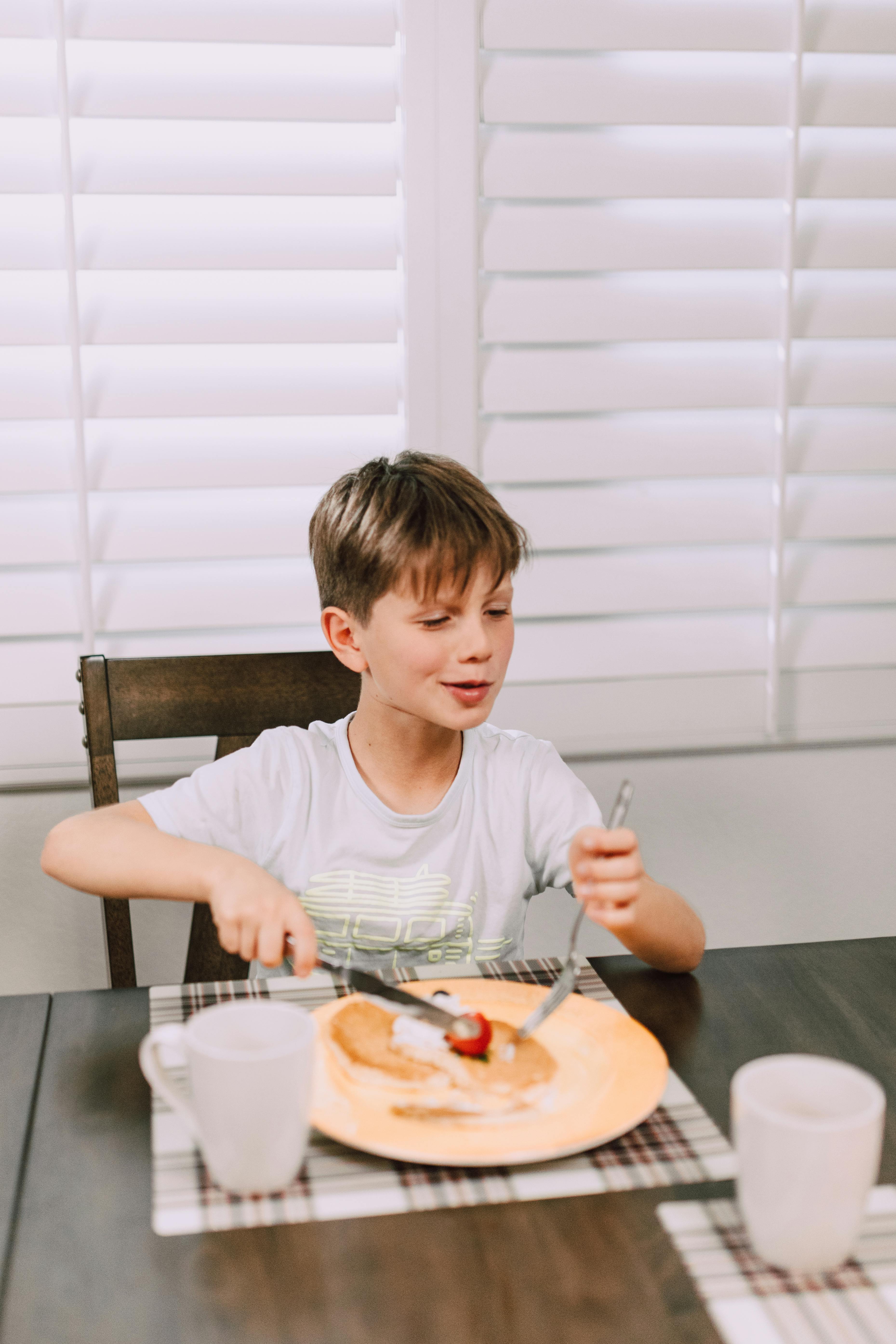 Boys Eating Breakfast · Free Stock Photo