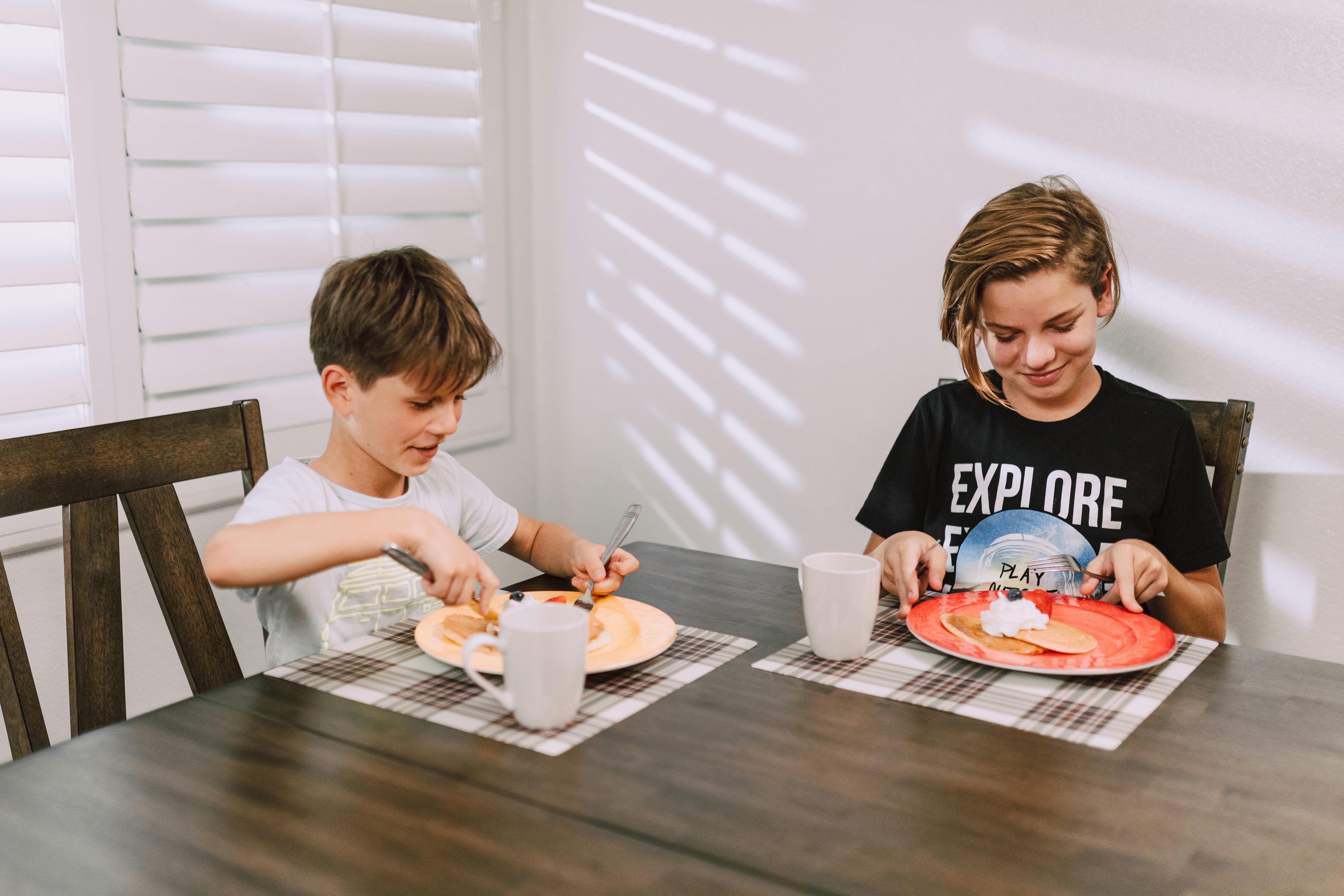 Happy Children looking at their Food · Free Stock Photo