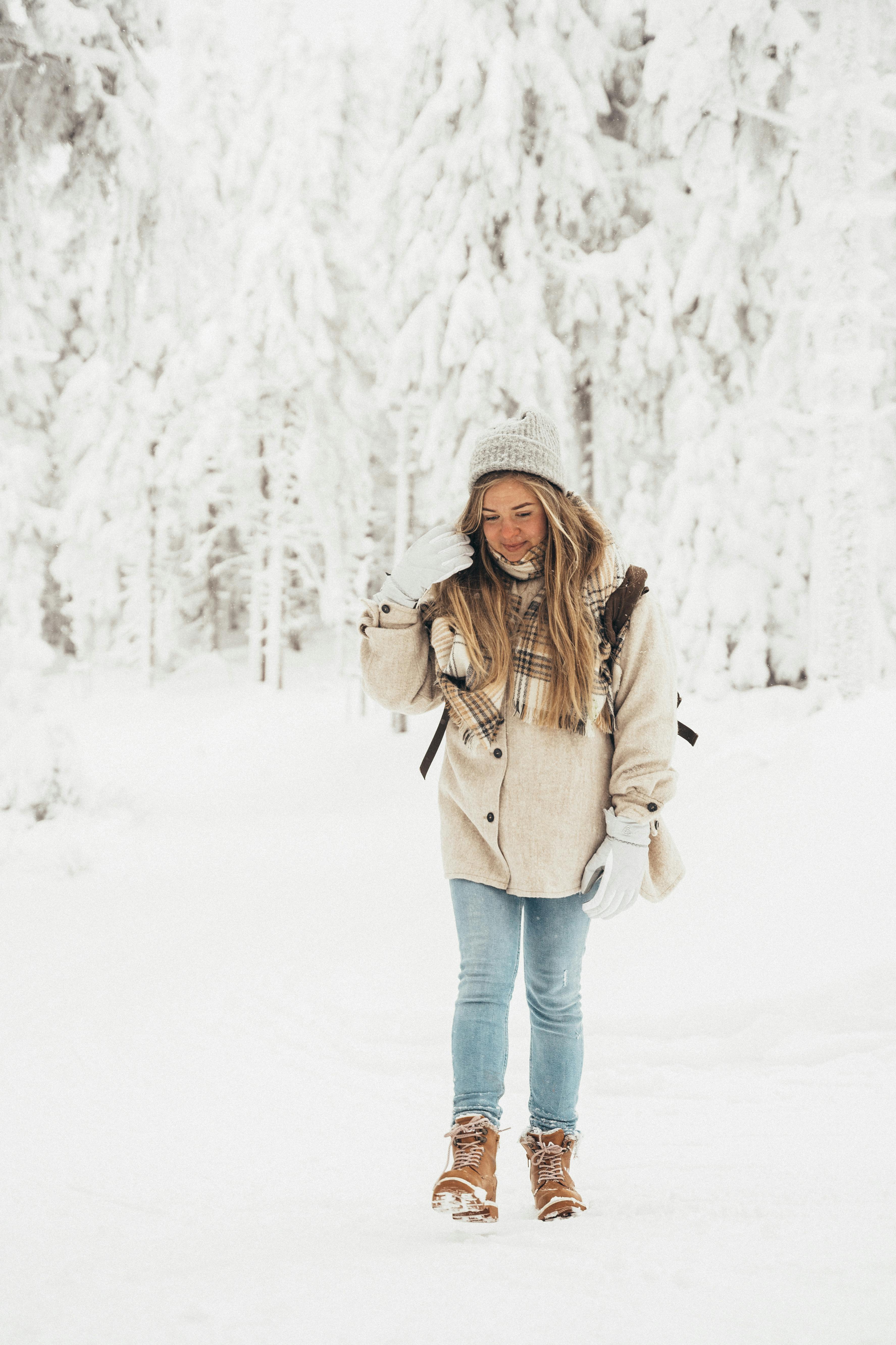 A Woman Wearing Winter Clothes · Free Stock Photo