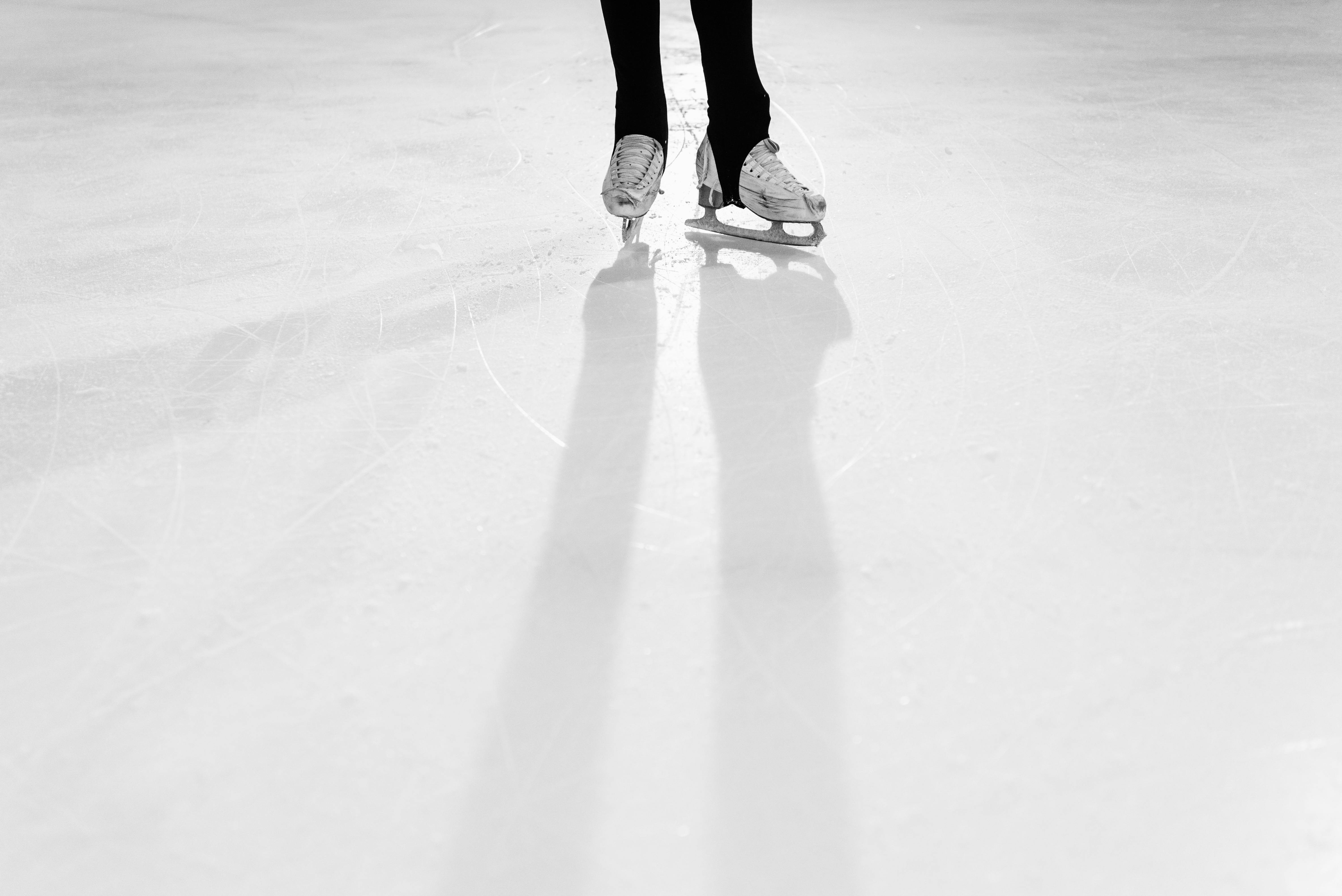 Person Standing on Ice · Free Stock Photo