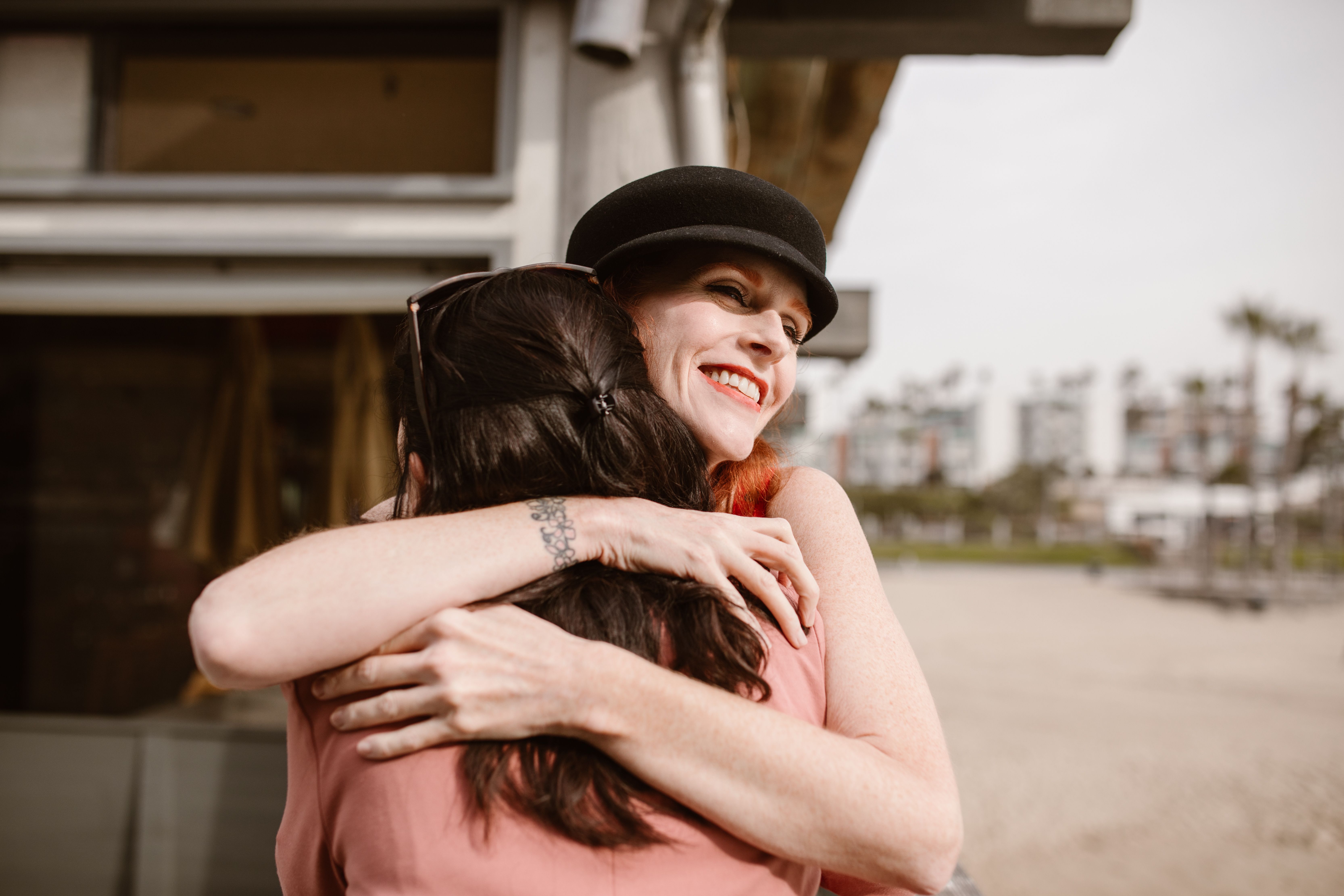 Women Embracing Friendly · Free Stock Photo