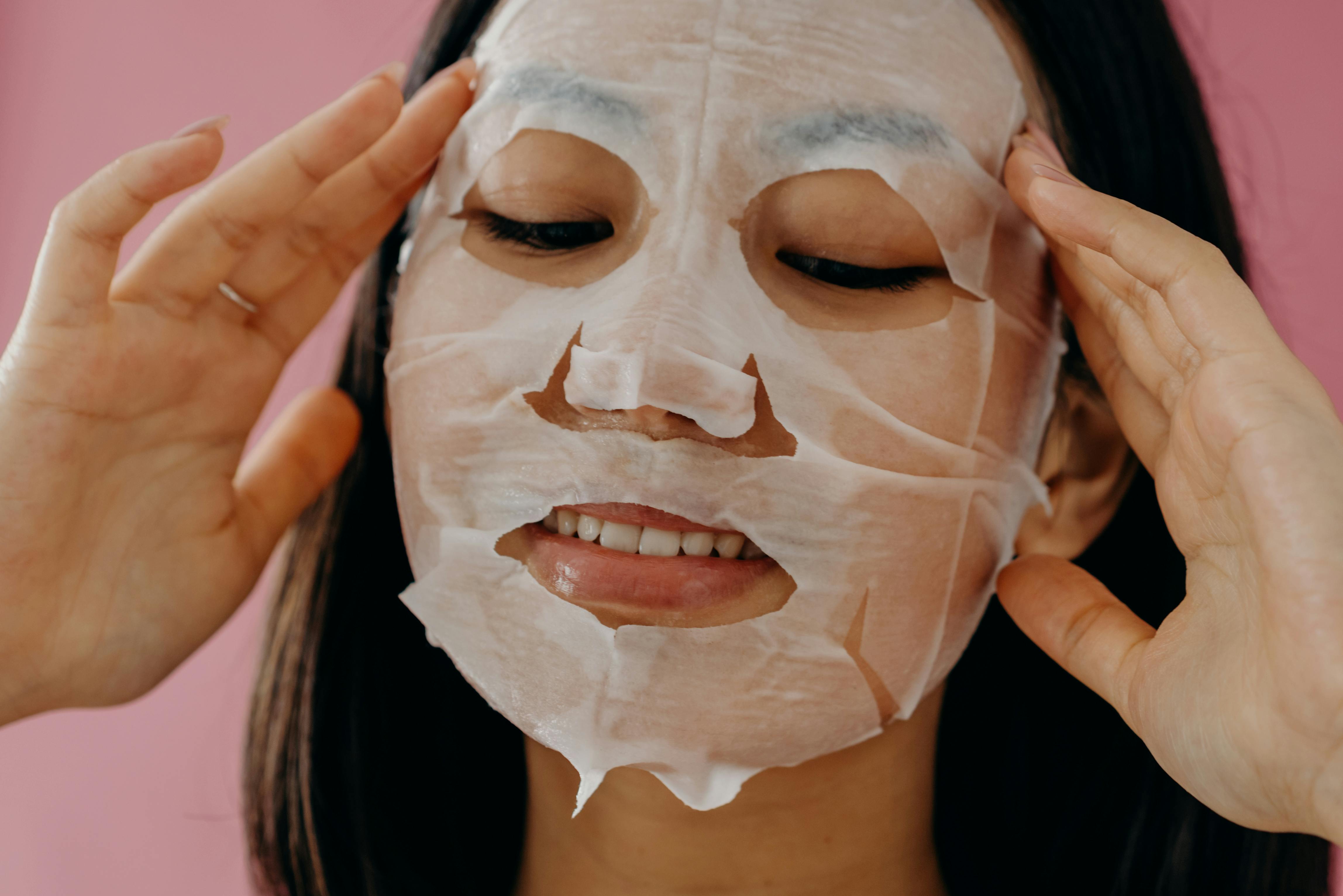 A Close-up Shot of a Woman with Face Mask · Free Stock Photo
