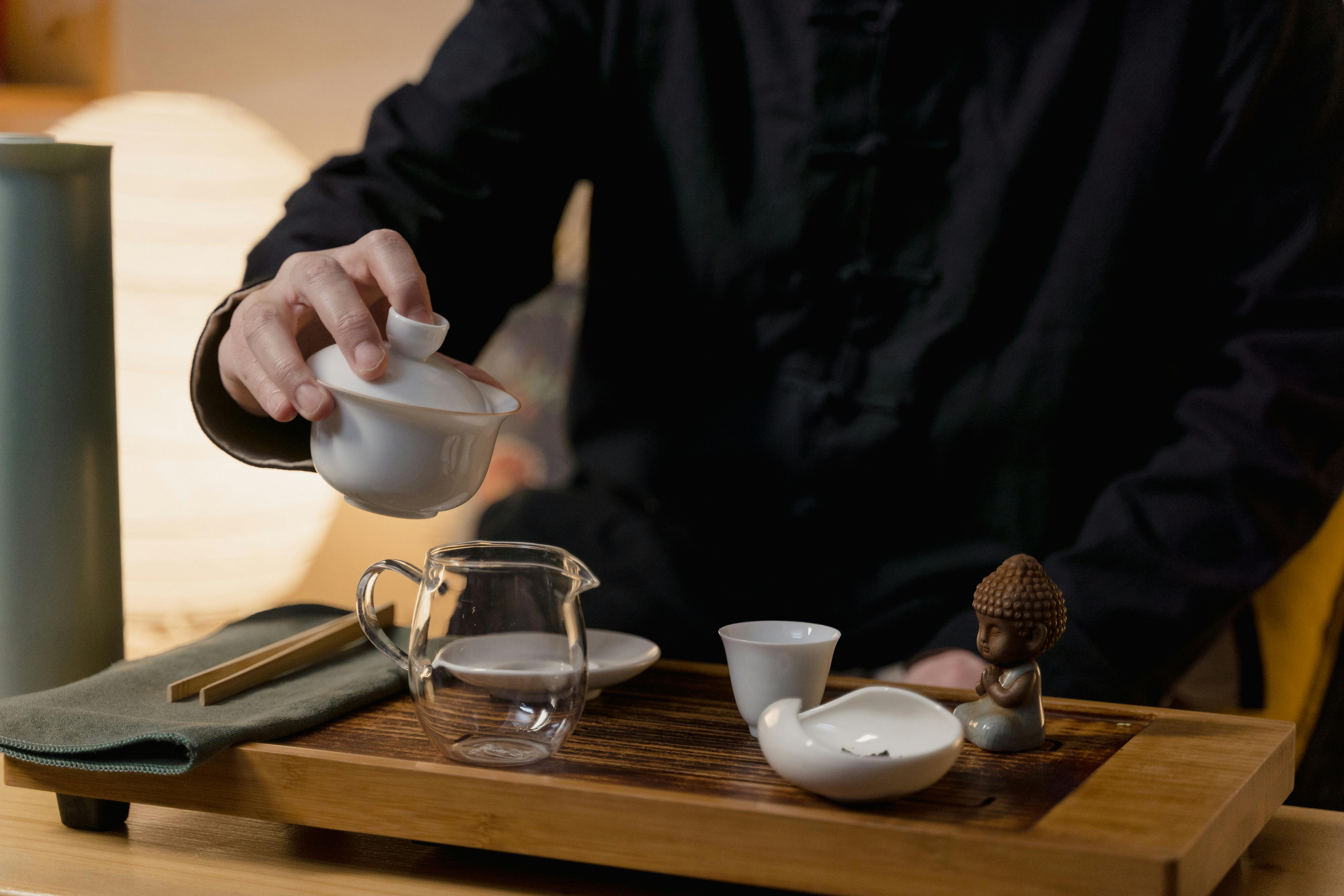 Man Making Tea on Tea Ceremony · Free Stock Photo