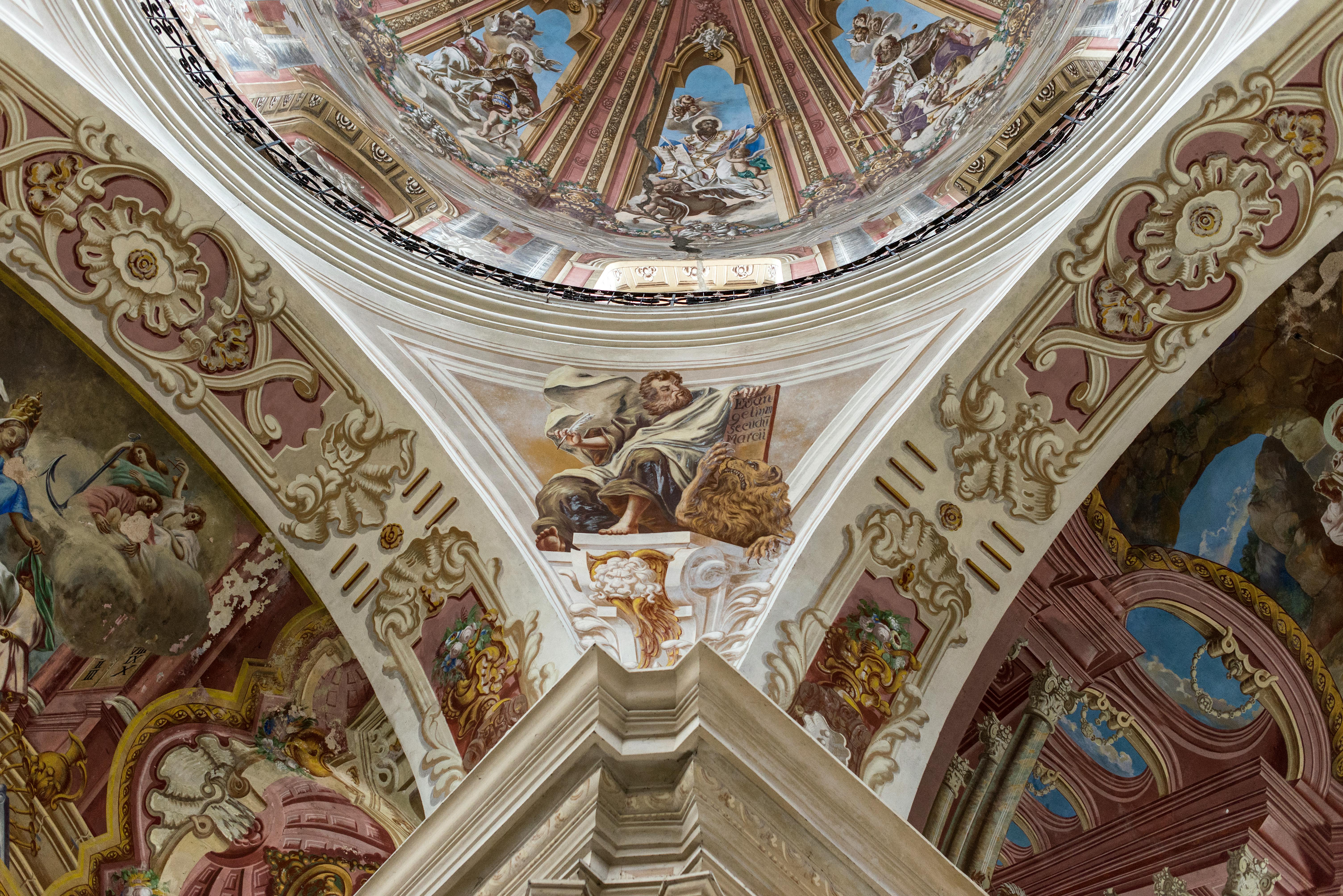 Cathedral Ceiling Frescos · Free Stock Photo