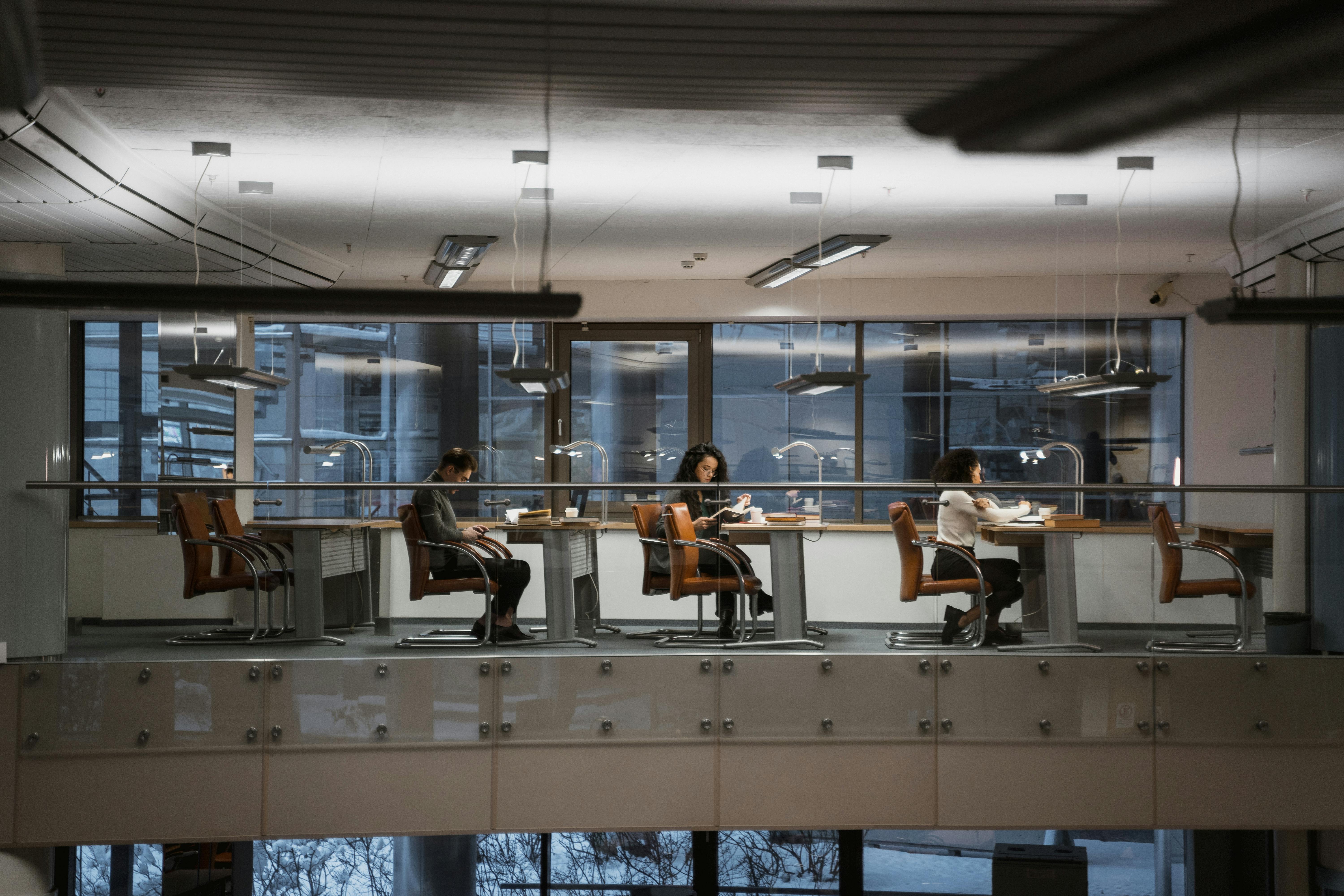 Library High Angle Photro · Free Stock Photo