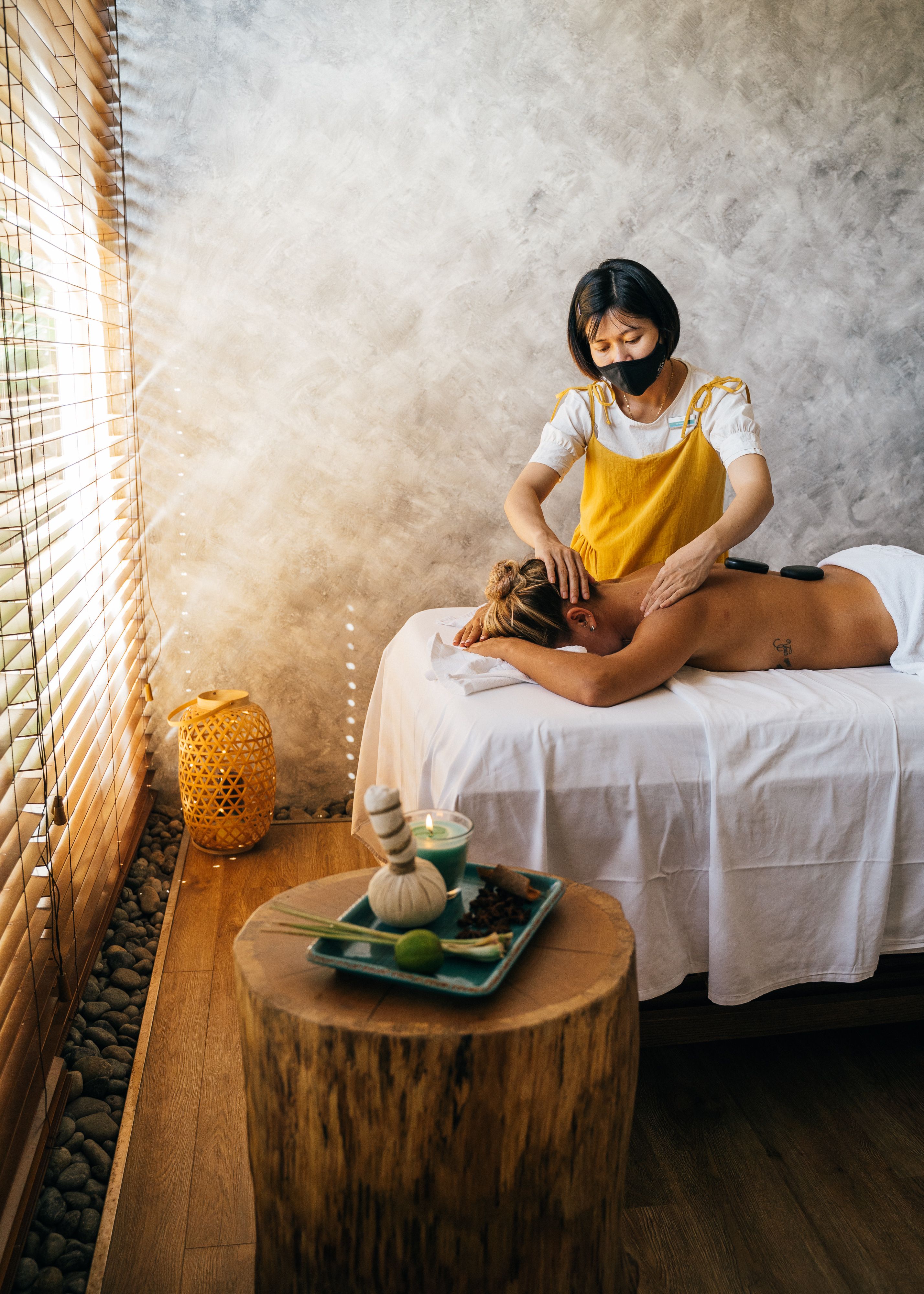 A Person Doing Back Massage · Free Stock Photo