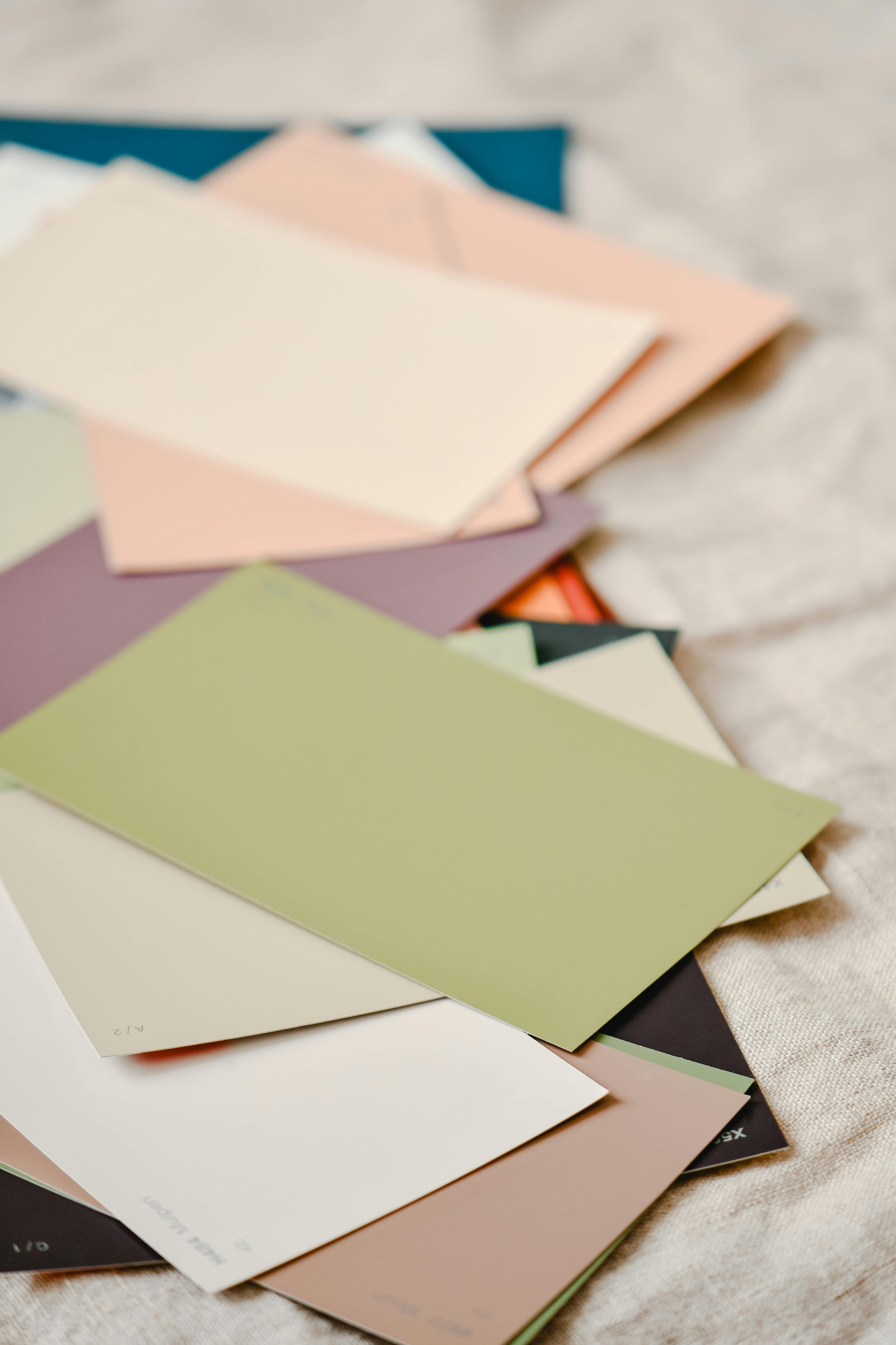 Colorful Cards in Close Up Photography · Free Stock Photo