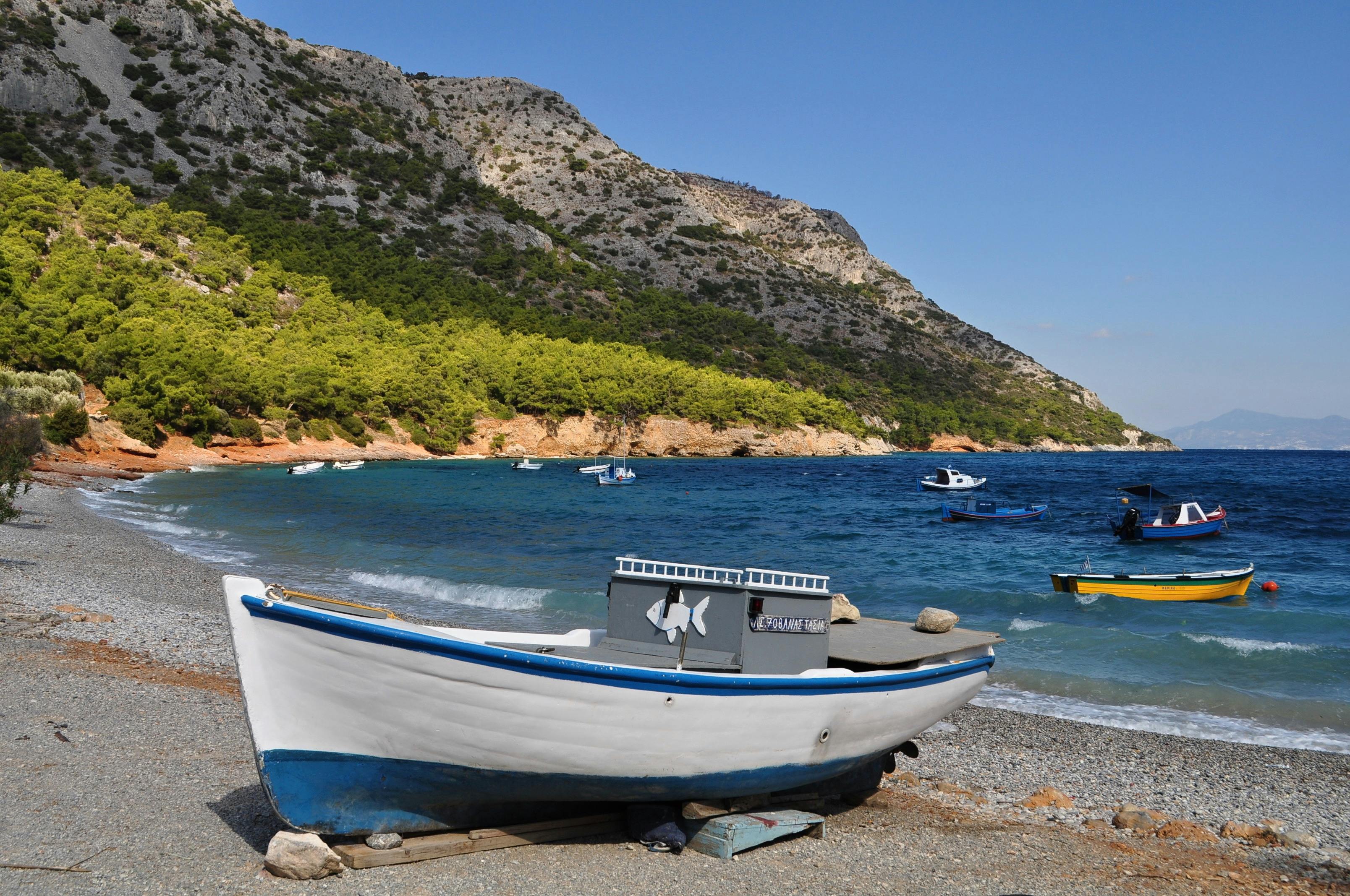 A Fishing Boat on Shore · Free Stock Photo