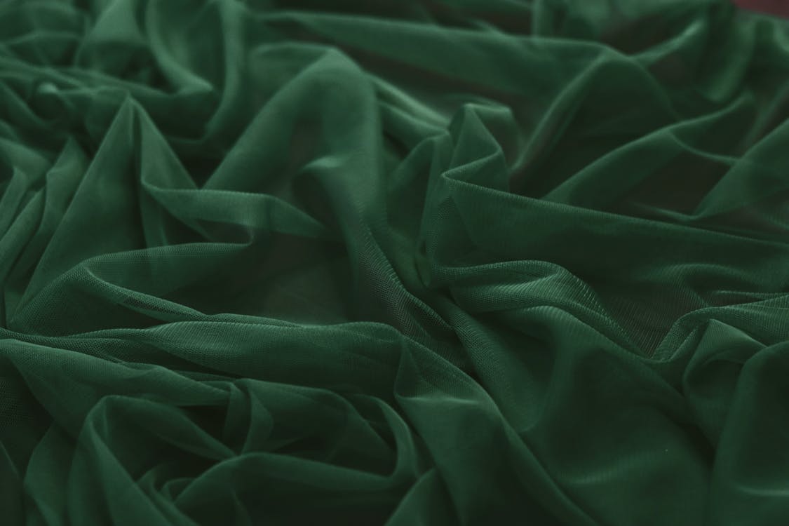 Sheer Green Fabric · Free Stock Photo Sheer Green Fabric · Free Stock Photo