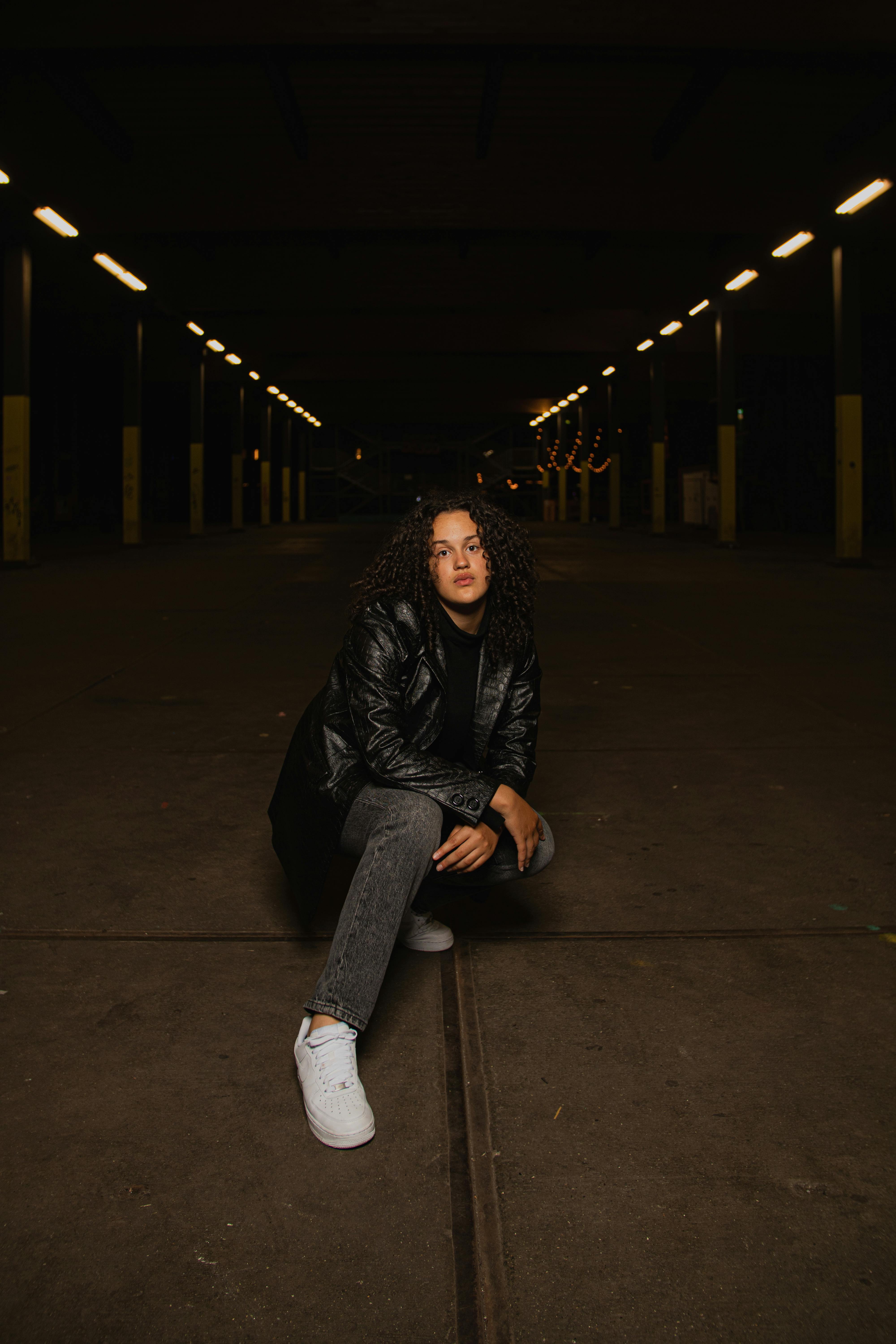 Model in Leather Jacket · Free Stock Photo