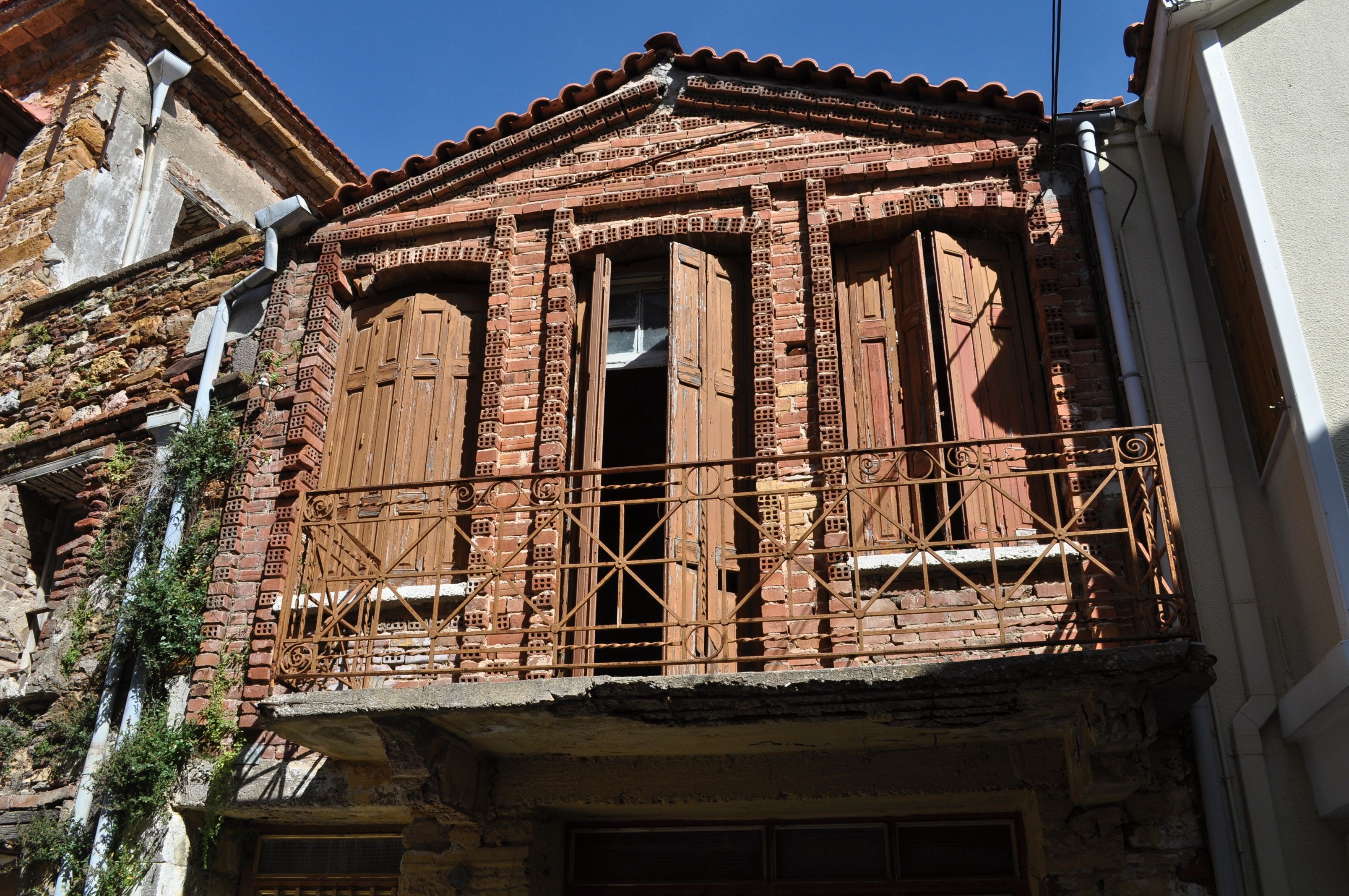 Photo of an Old Building Balcony · Free Stock Photo