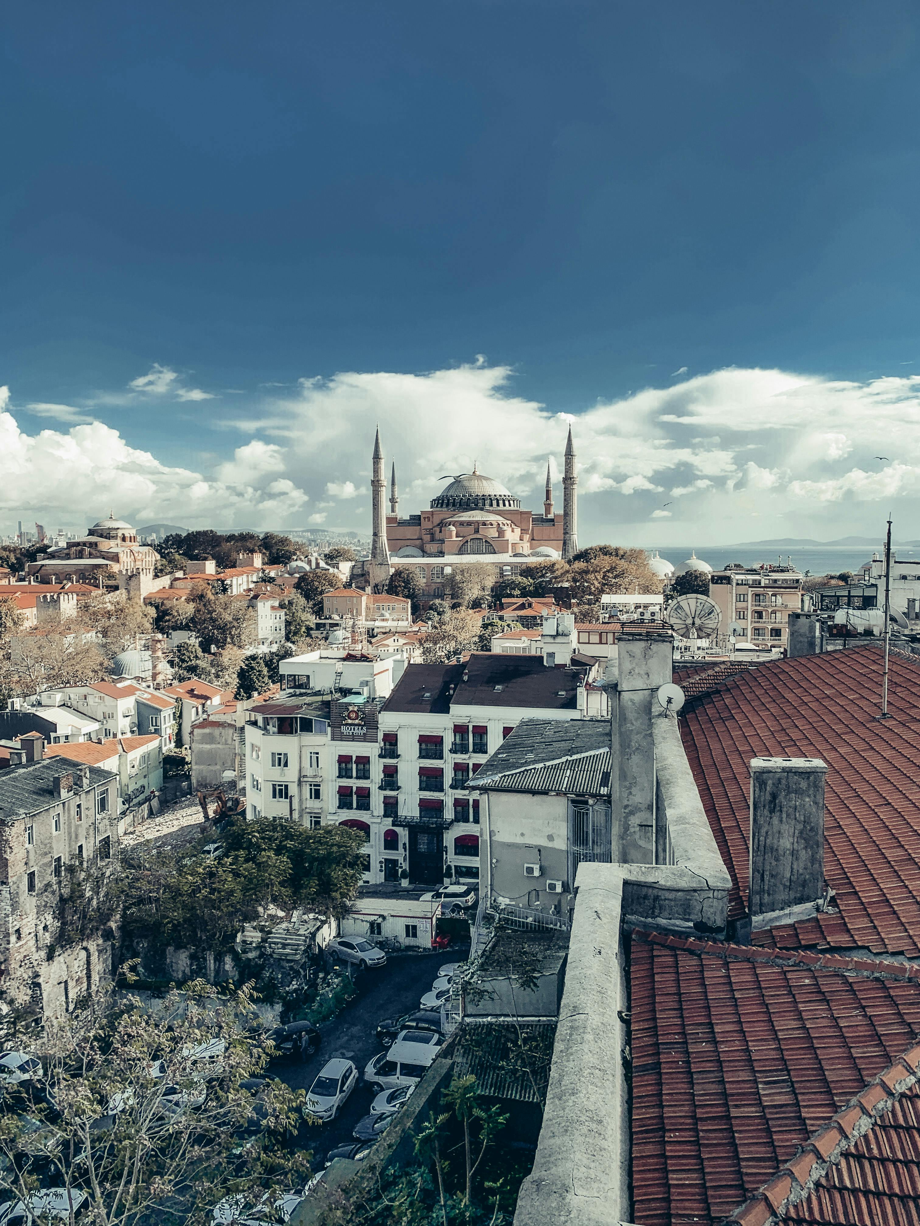 Hagia Sophia Under the Blue Sky · Free Stock Photo