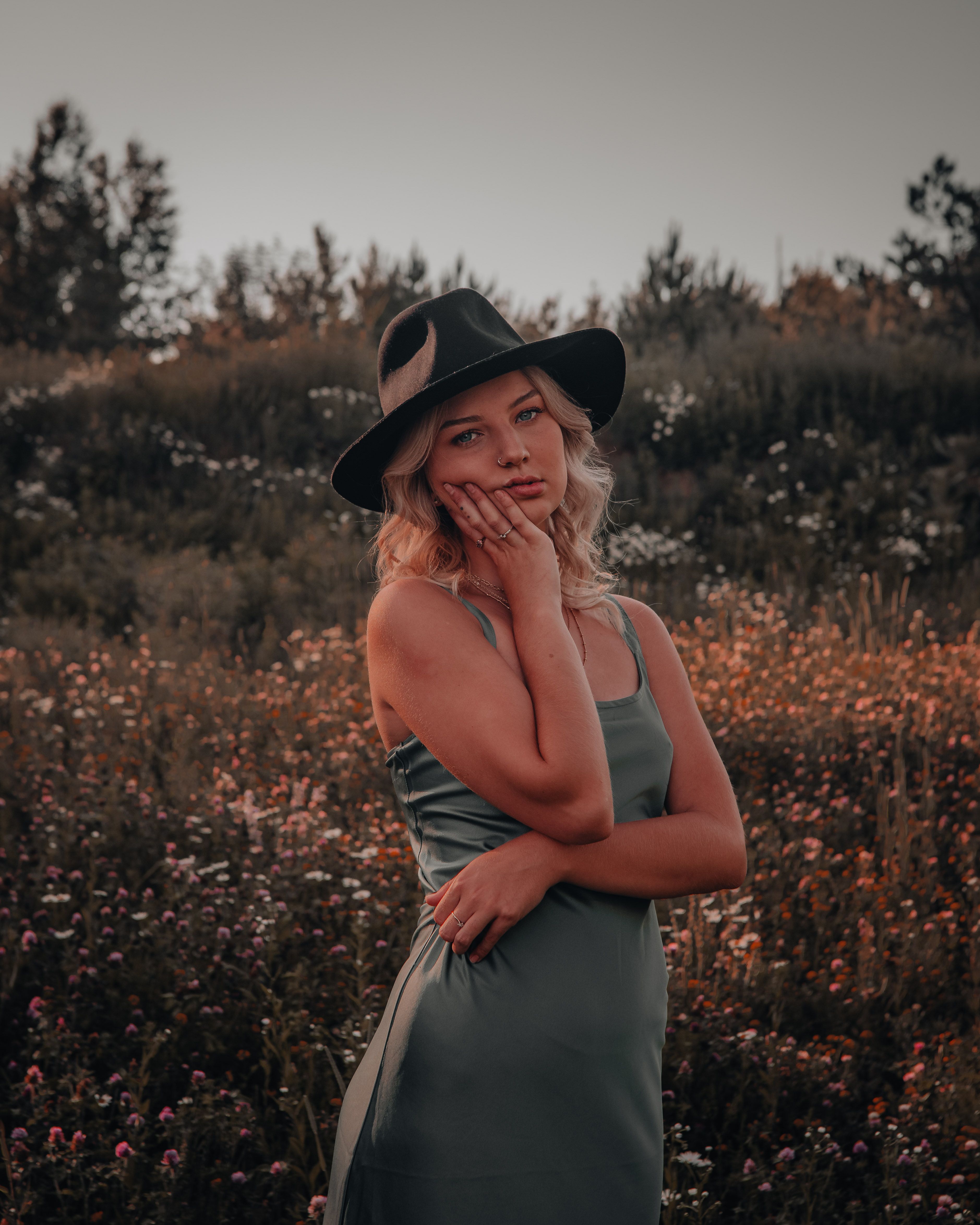 A Woman Wearing a Hat · Free Stock Photo