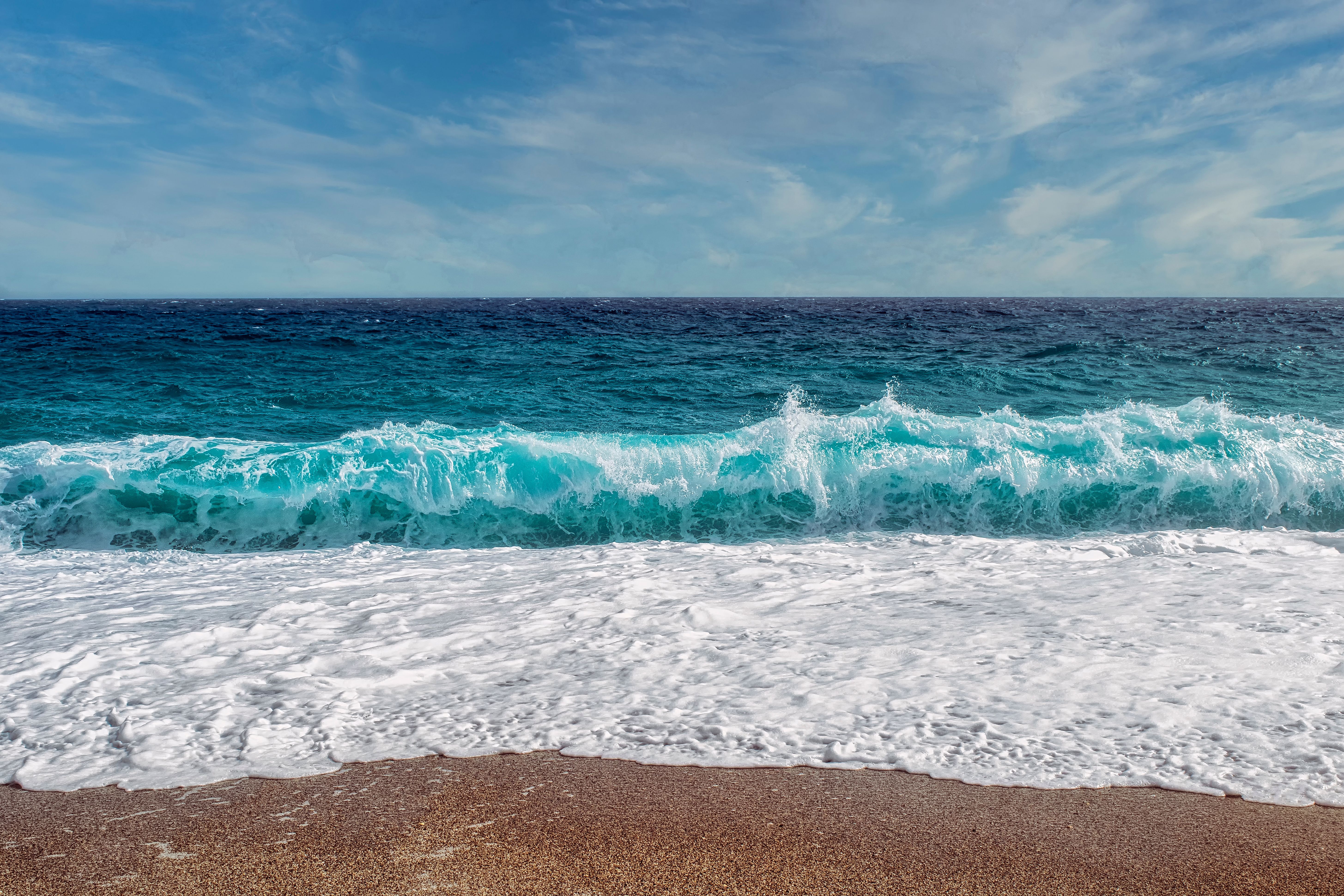 Wave on Sea Shore · Free Stock Photo