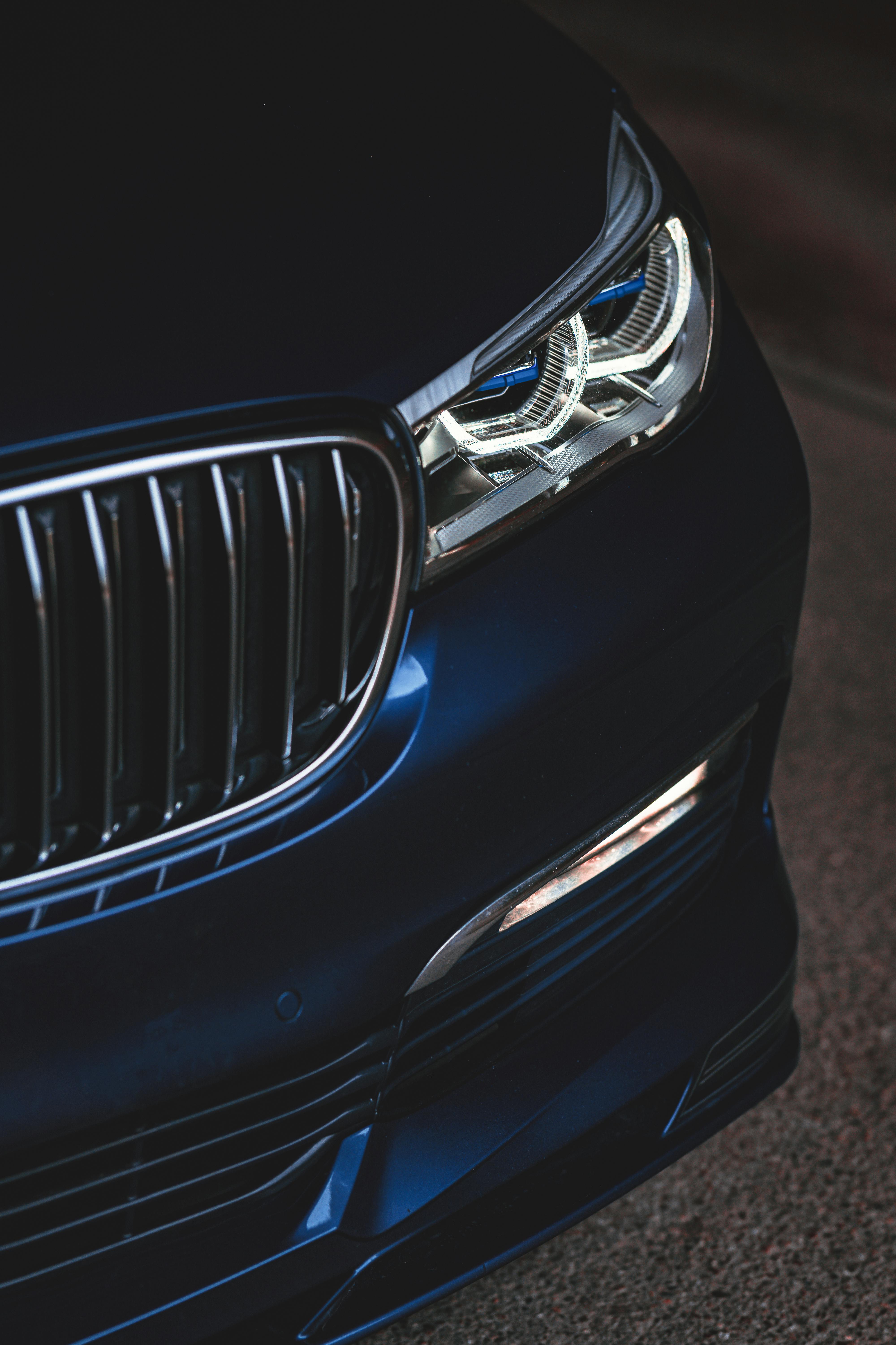 A Bumper of a Blue Car · Free Stock Photo