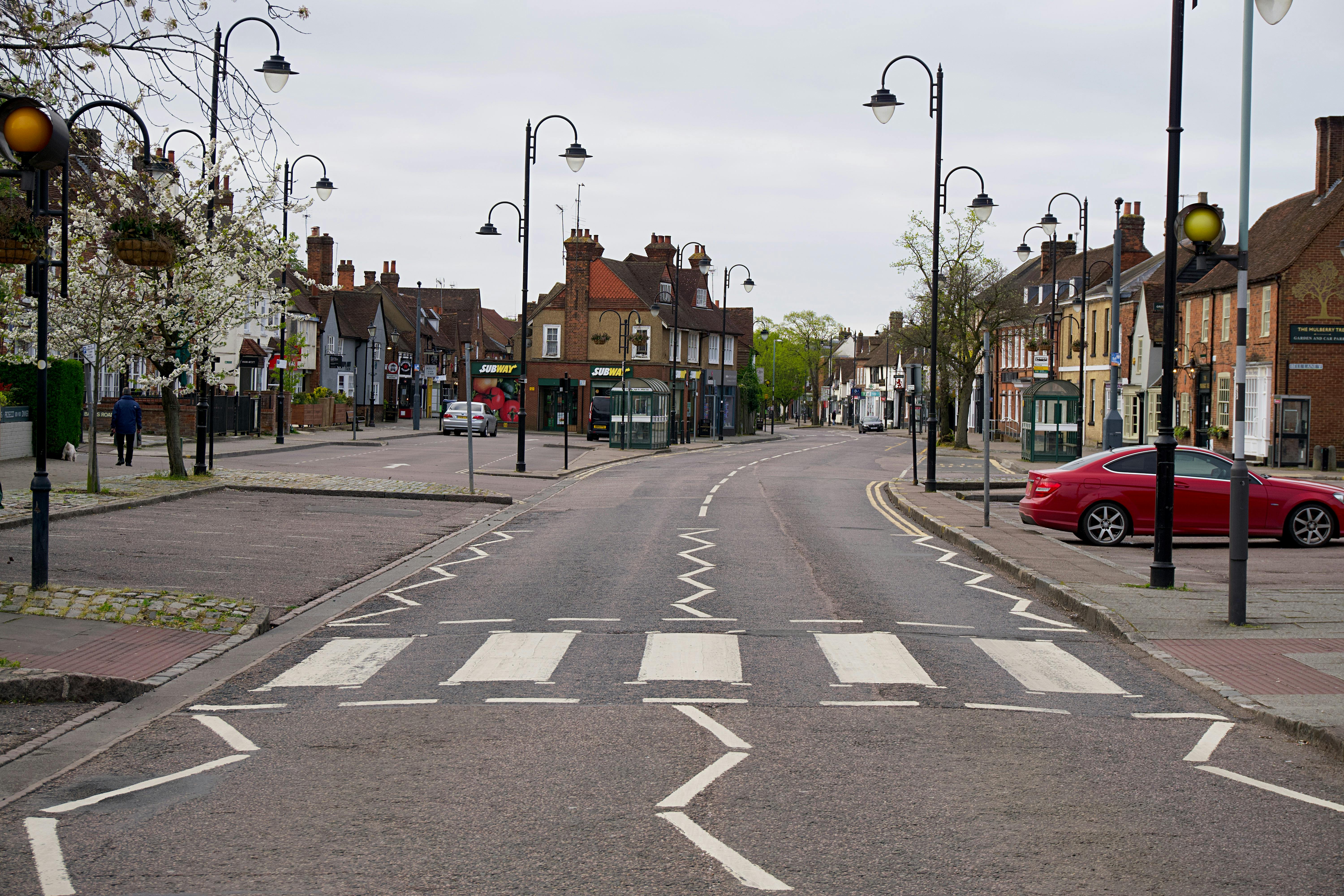 Crosswalk in Town · Free Stock Photo