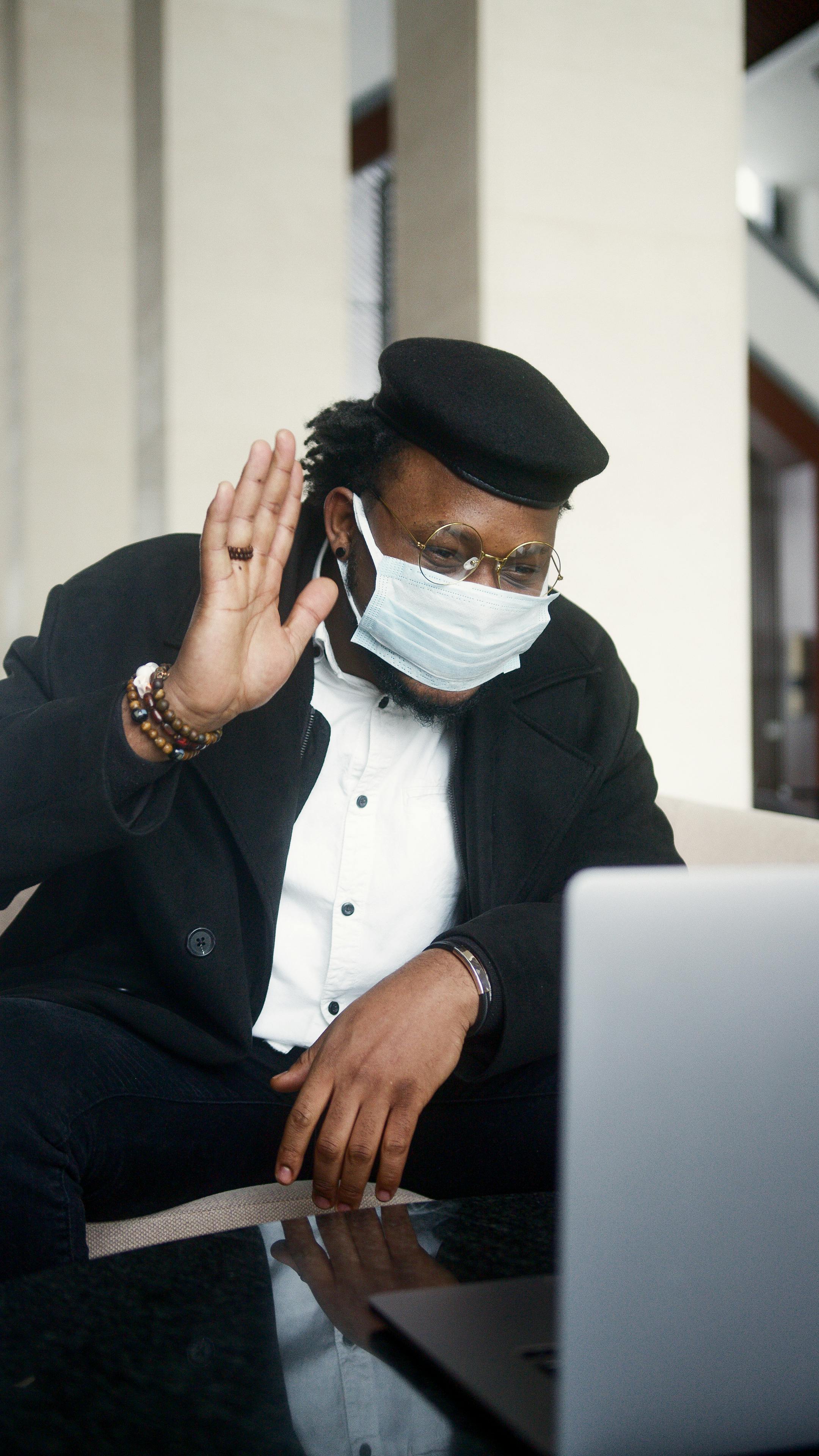 Man with Mask on Ship · Free Stock Photo