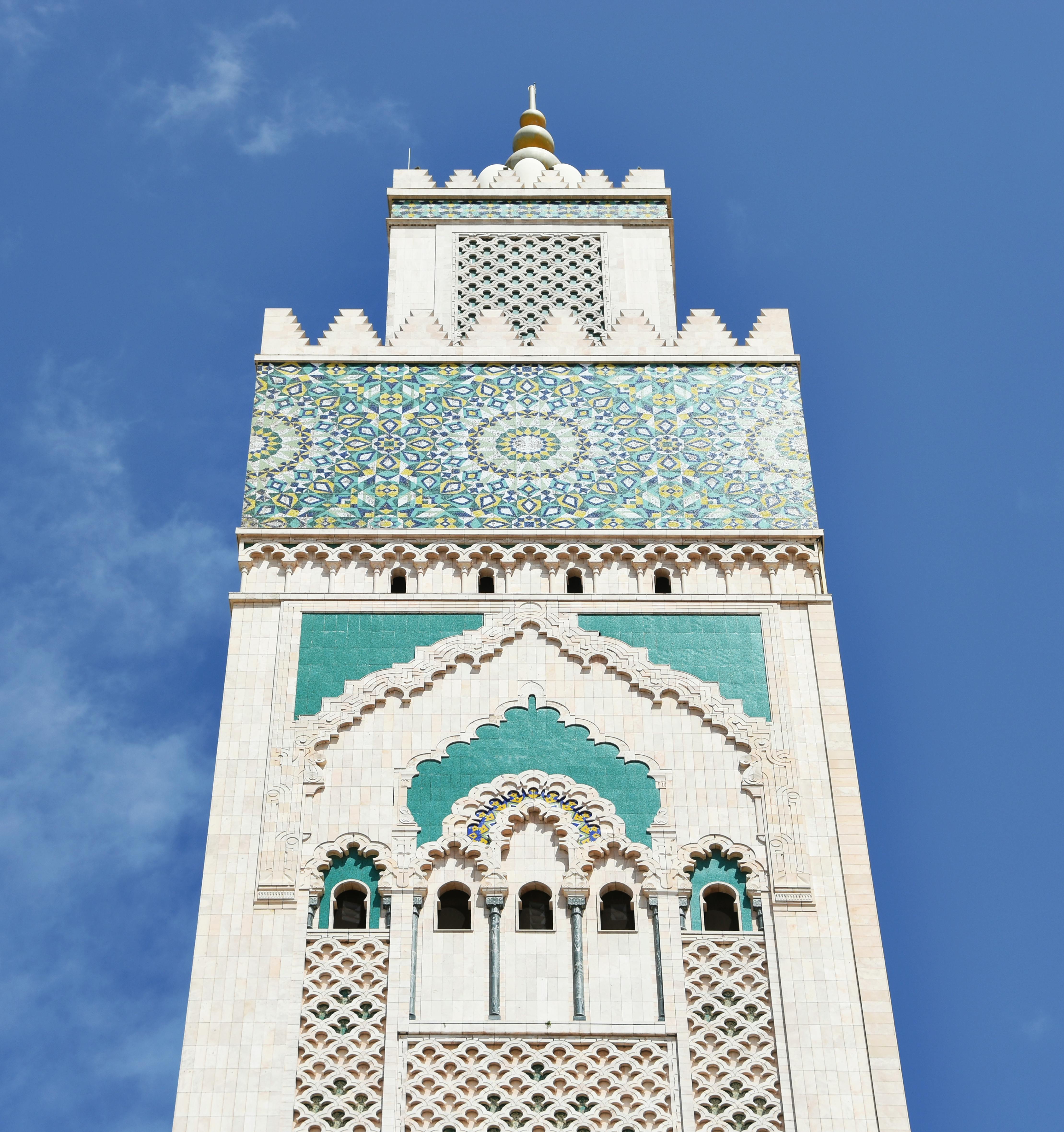 Architectural Photography of Hassan II Mosque · Free Stock Photo