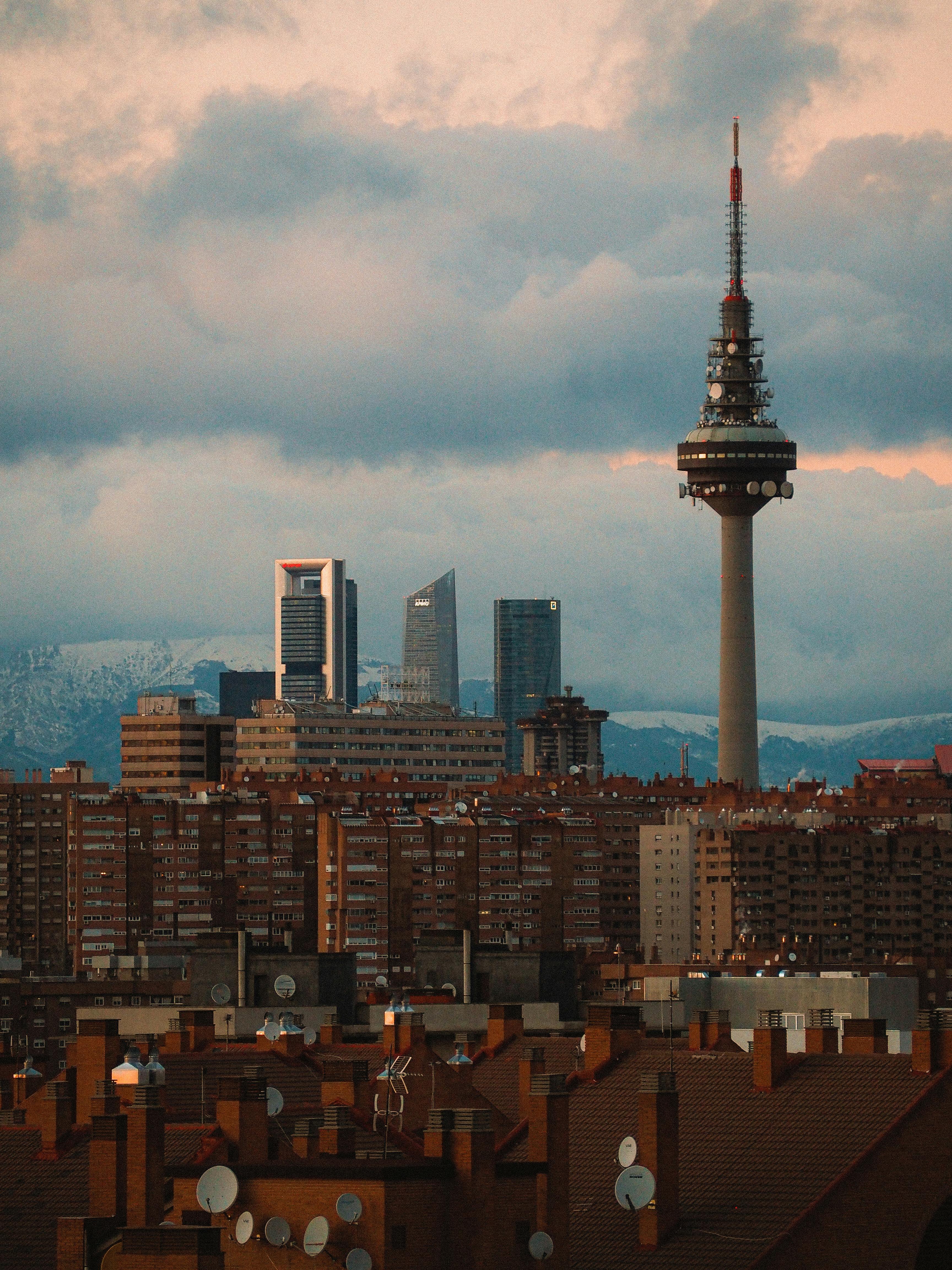 Yellow and Beige High-rise Building · Free Stock Photo