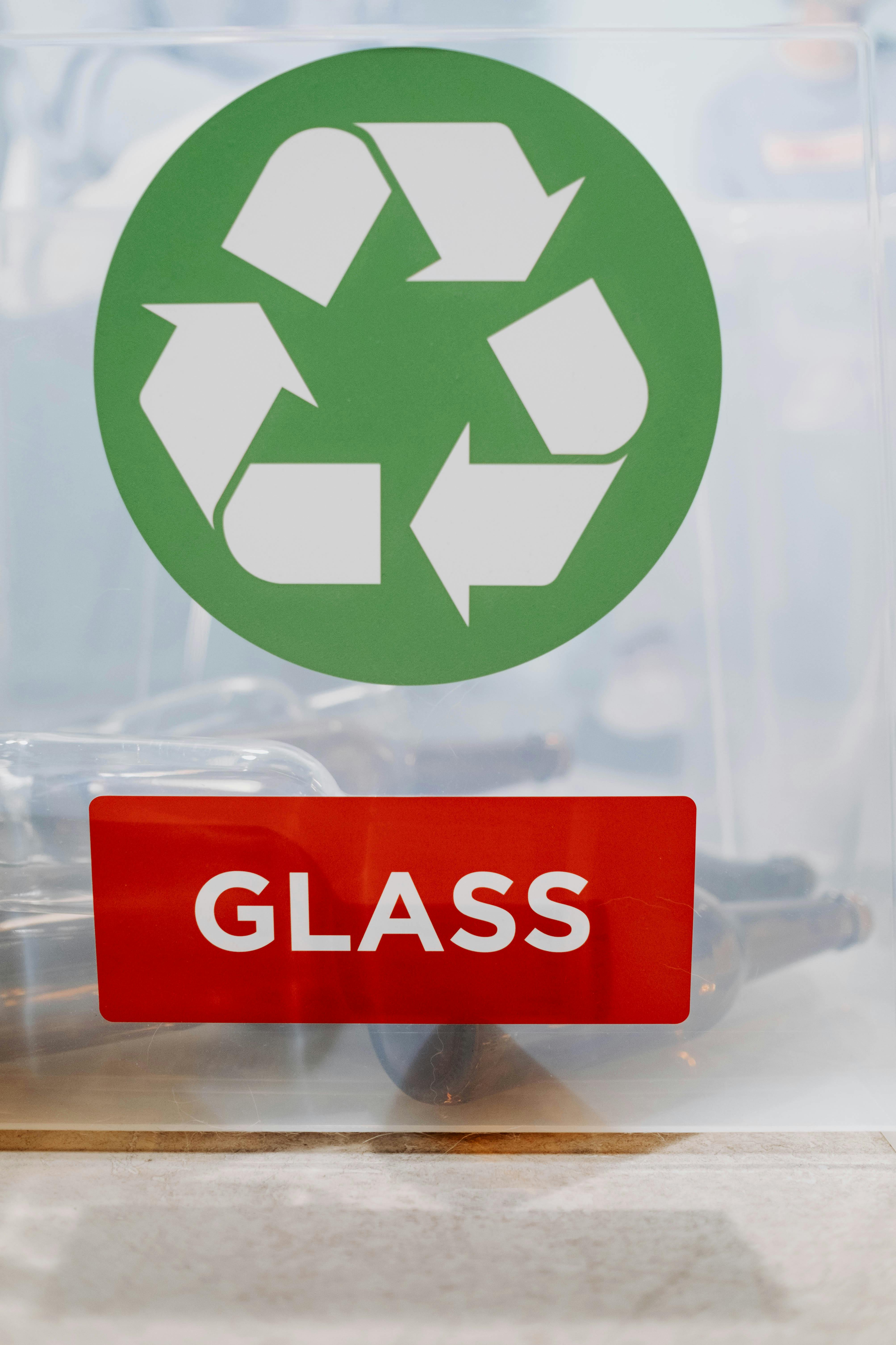 Recyclable Glass Items in a Box · Free Stock Photo