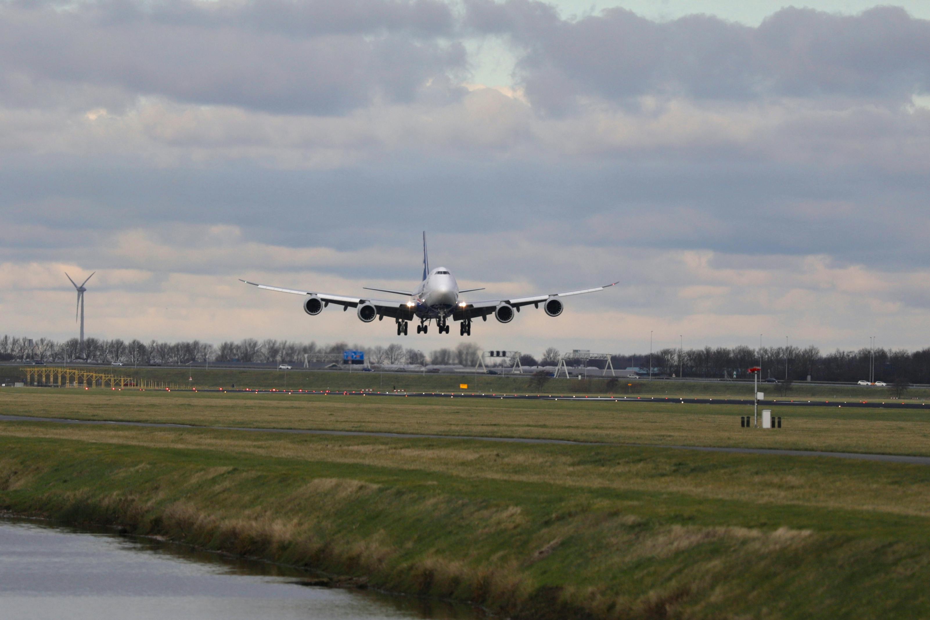 White Airplane About to Take off on a Runway · Free Stock Photo