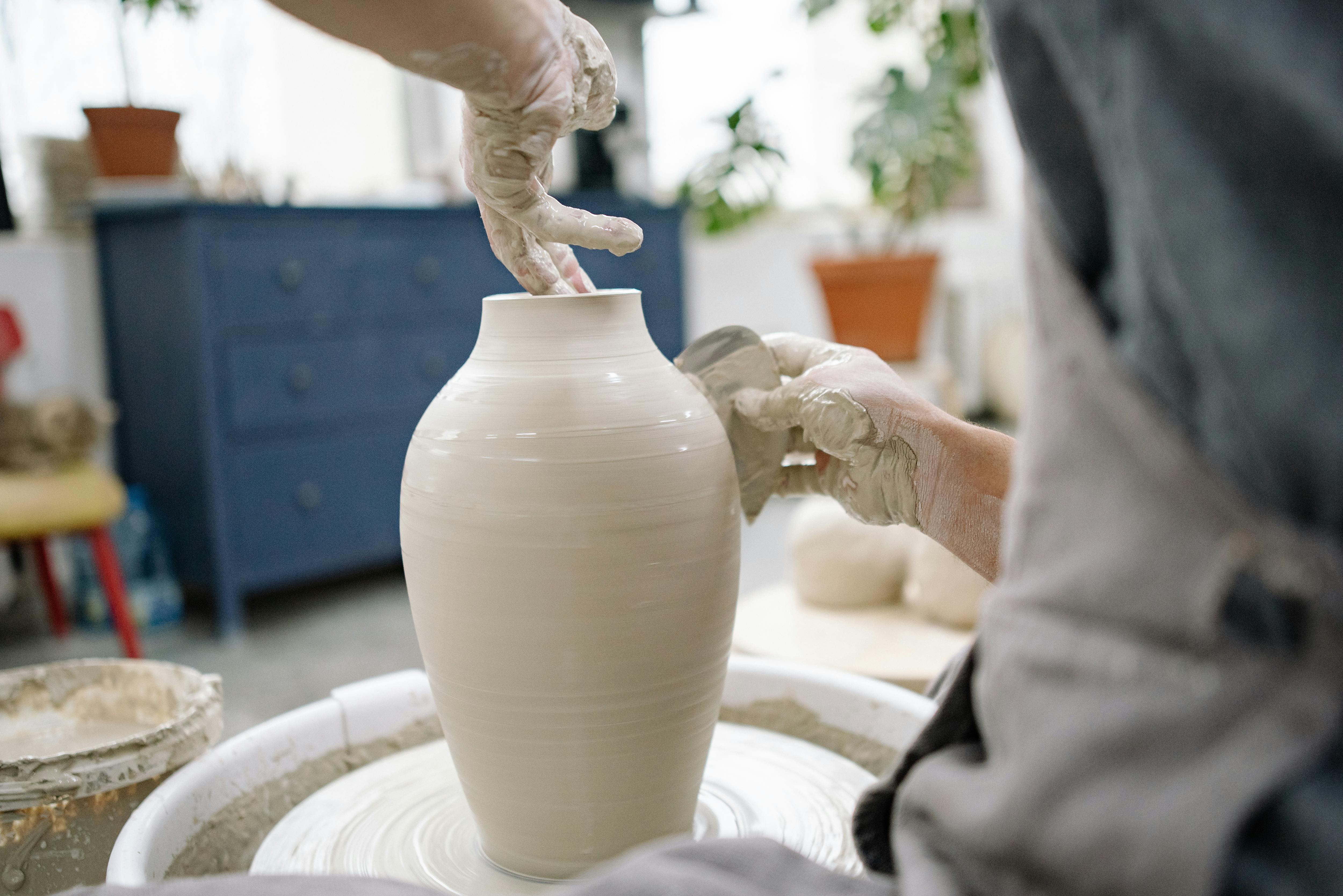 Man Making Clay Pot · Free Stock Photo