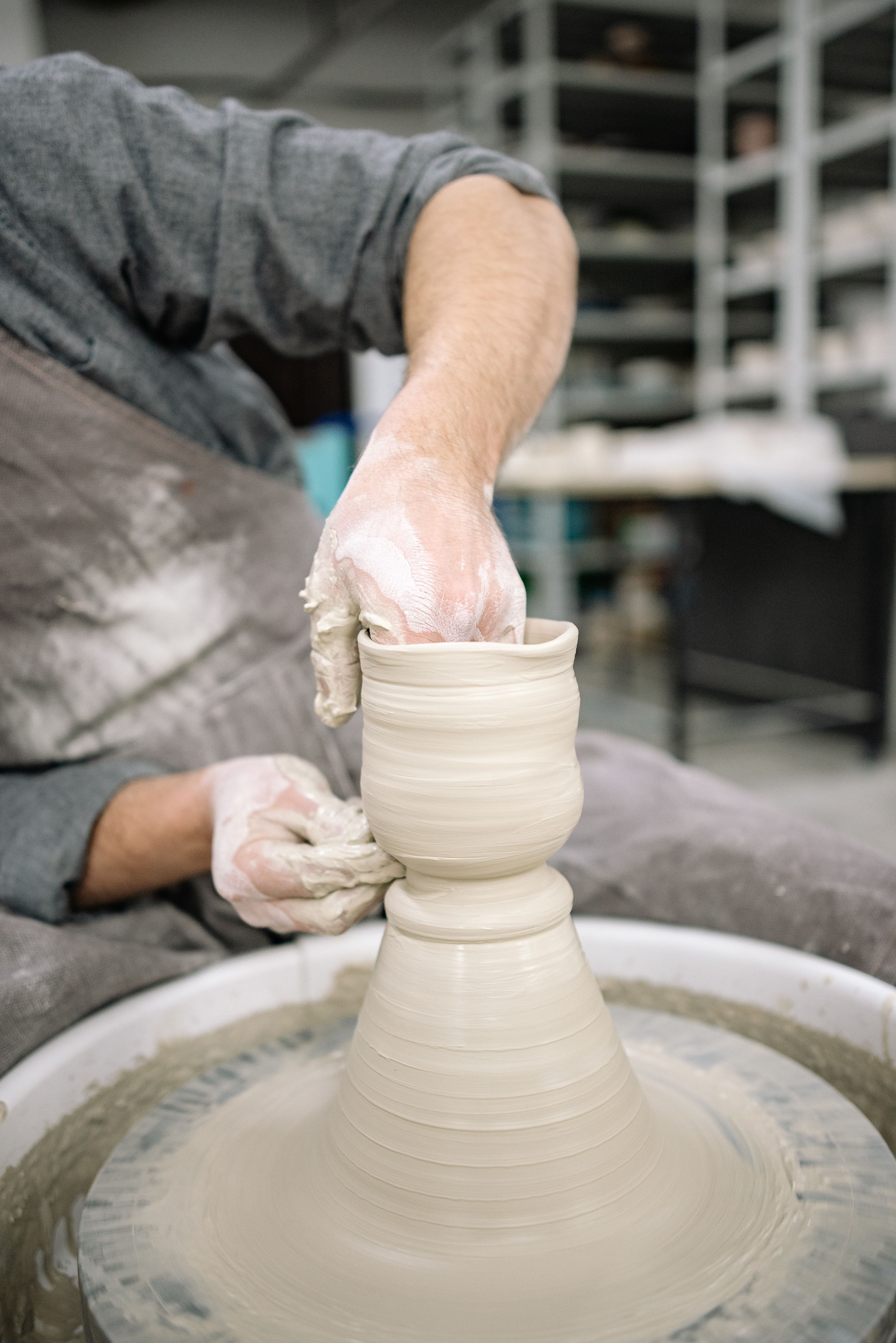 Hands of a Person Molding Clay · Free Stock Photo