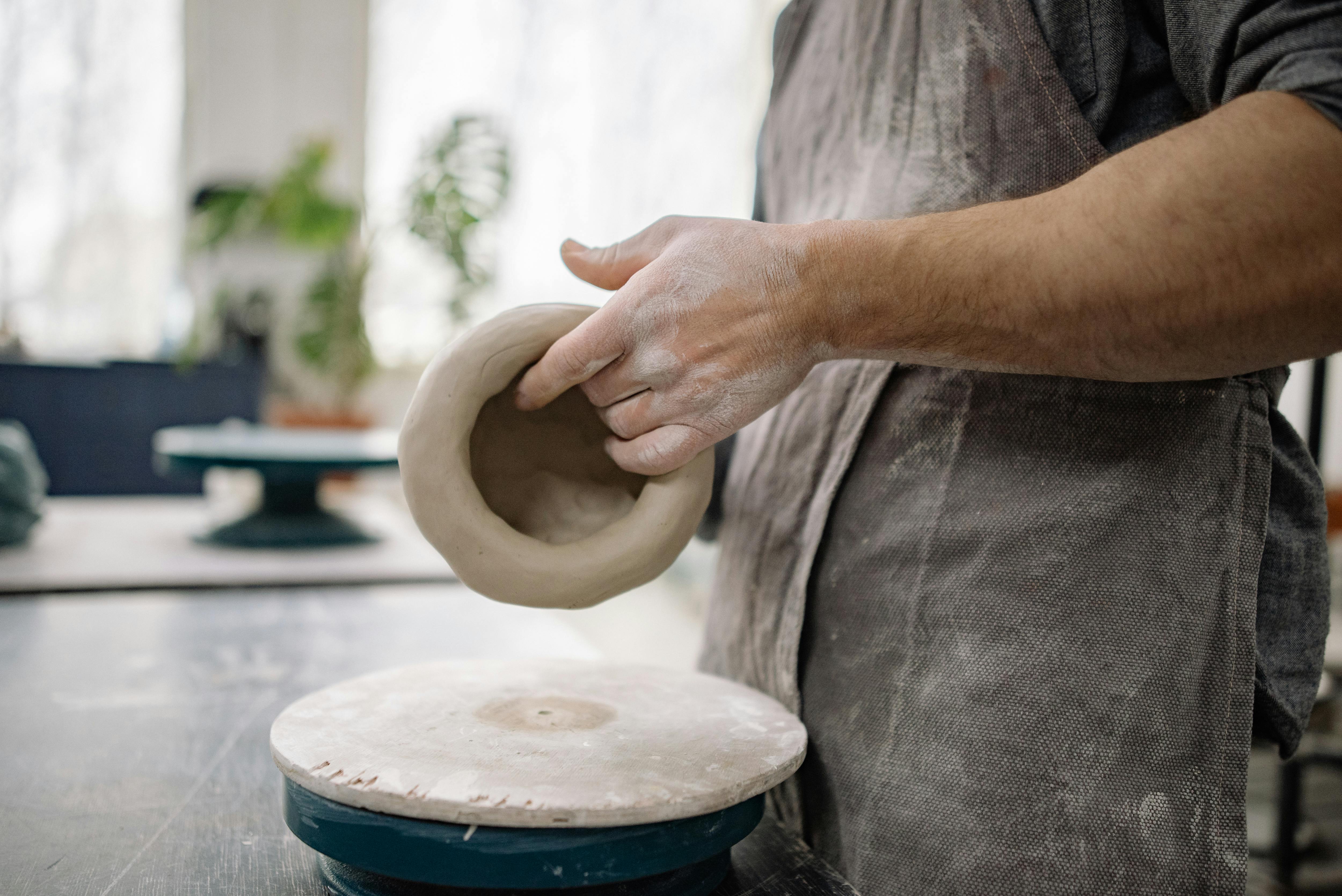 Man Making Clay Pot · Free Stock Photo