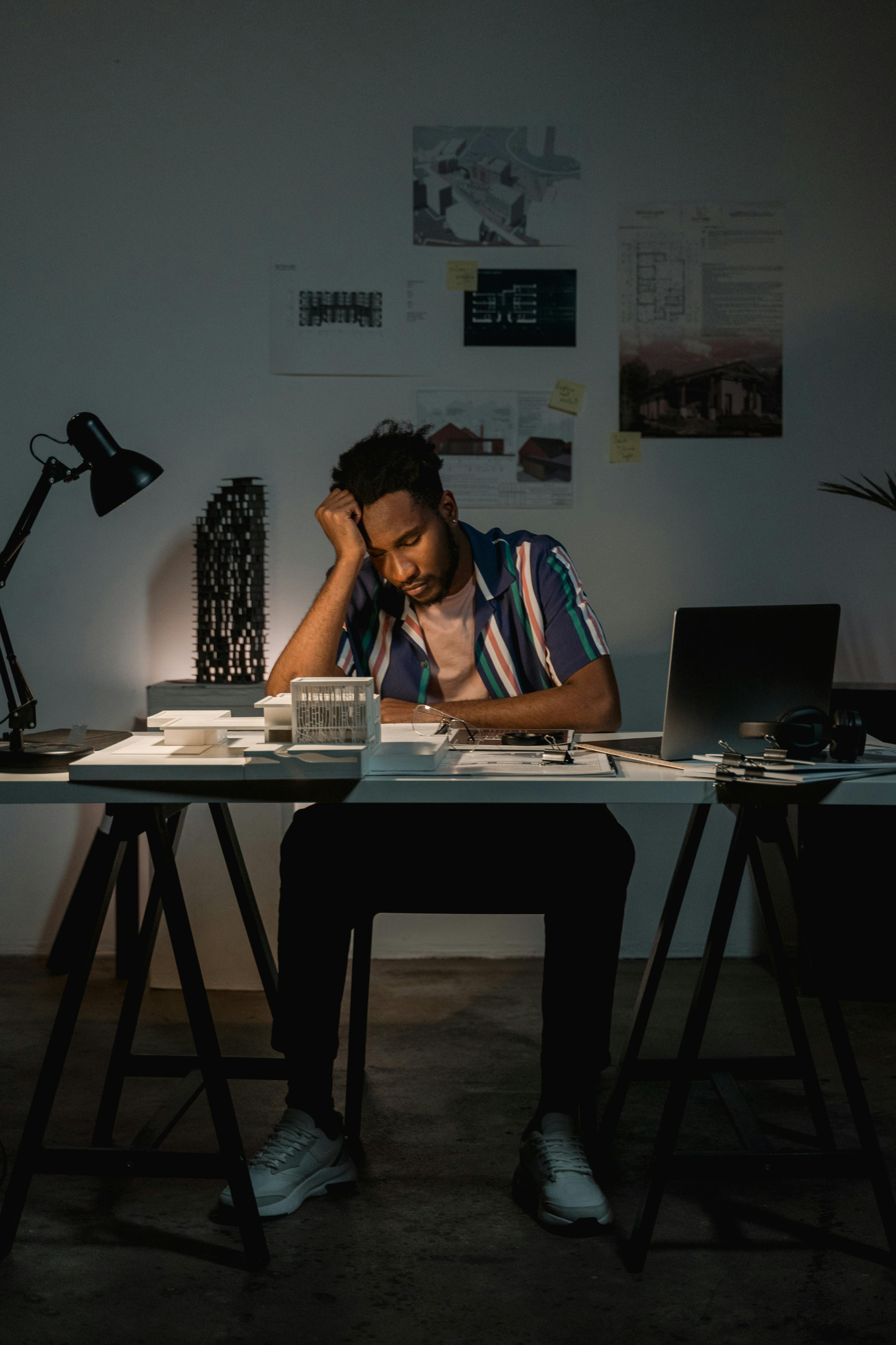 Man Working in the Office · Free Stock Photo