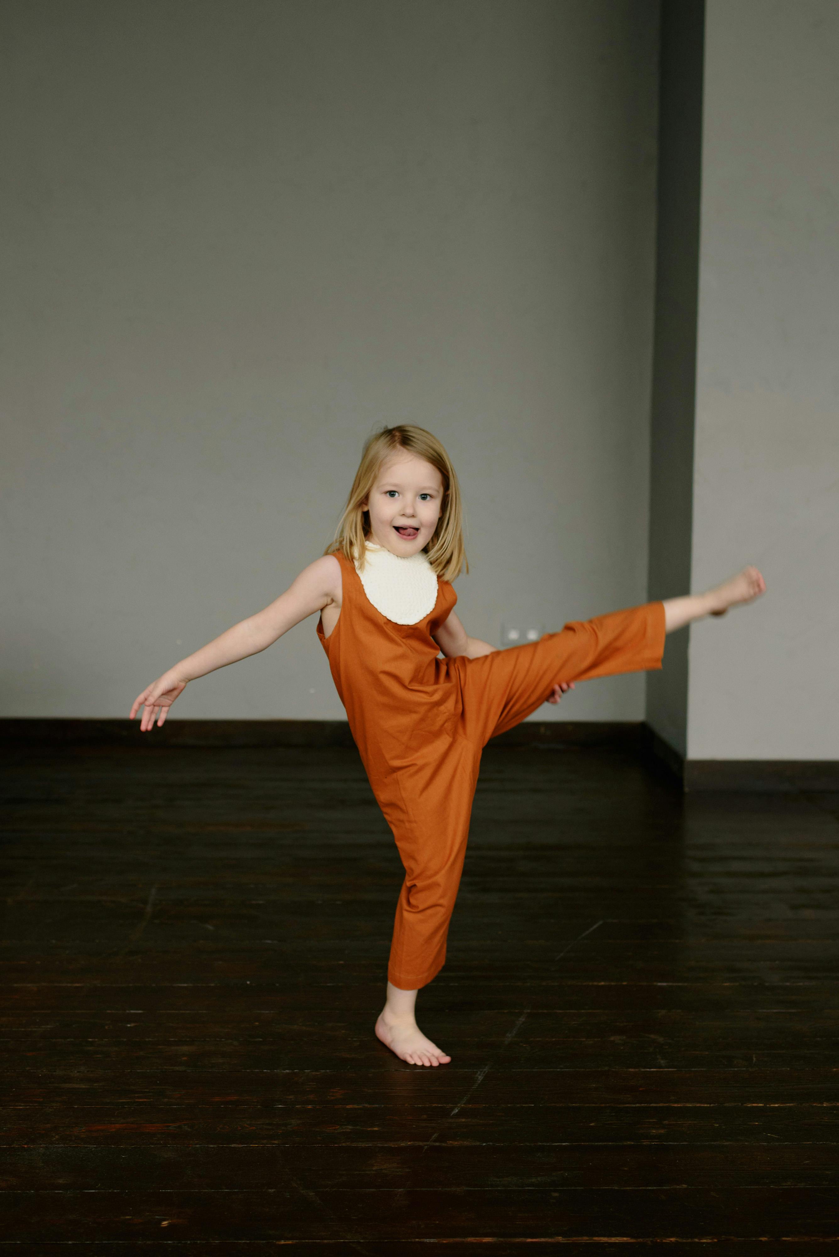 A Pretty Girl Lifting Her Leg · Free Stock Photo