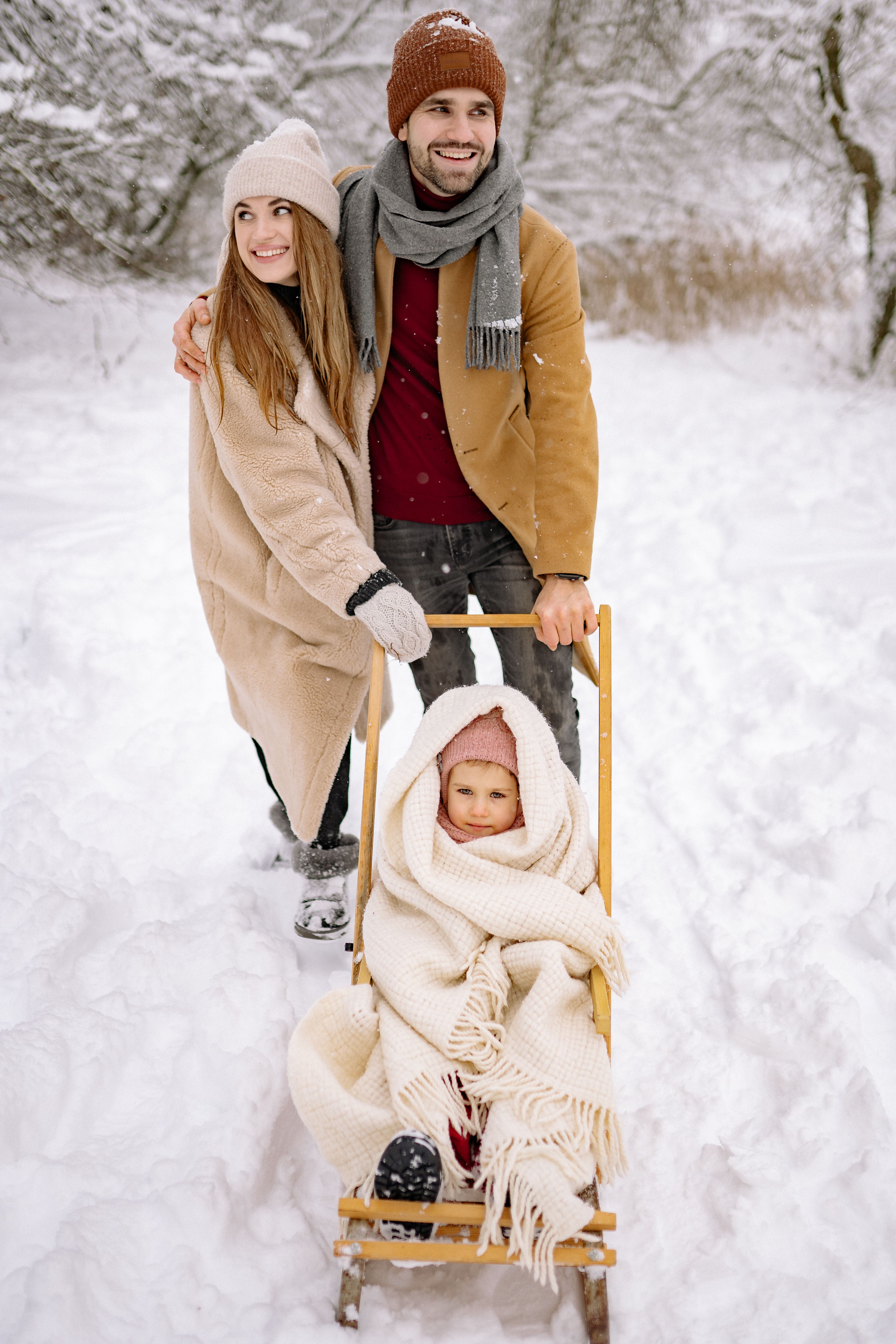 A Happy Family in the Woods · Free Stock Photo