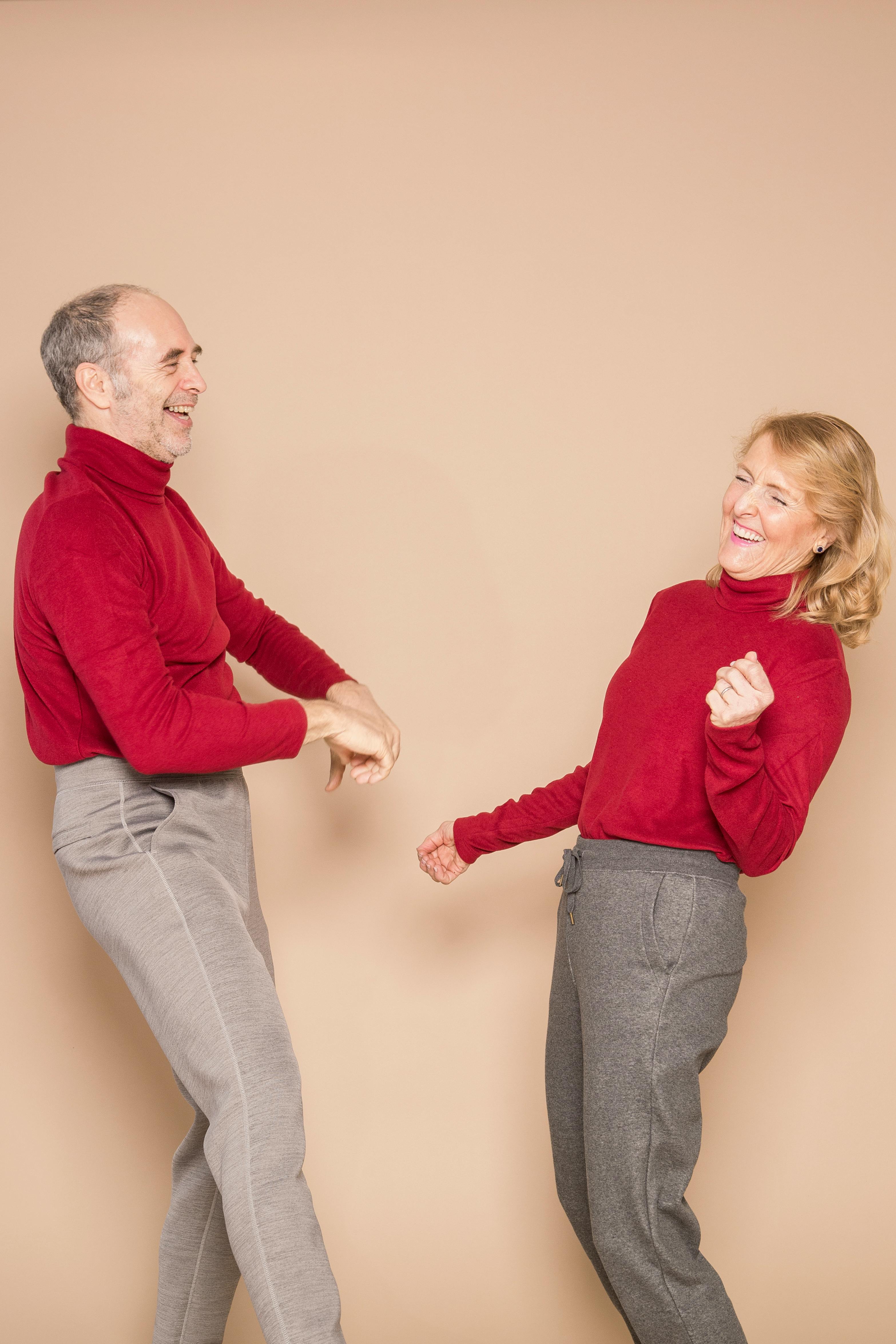 Couple in Red Sweater Dancing · Free Stock Photo