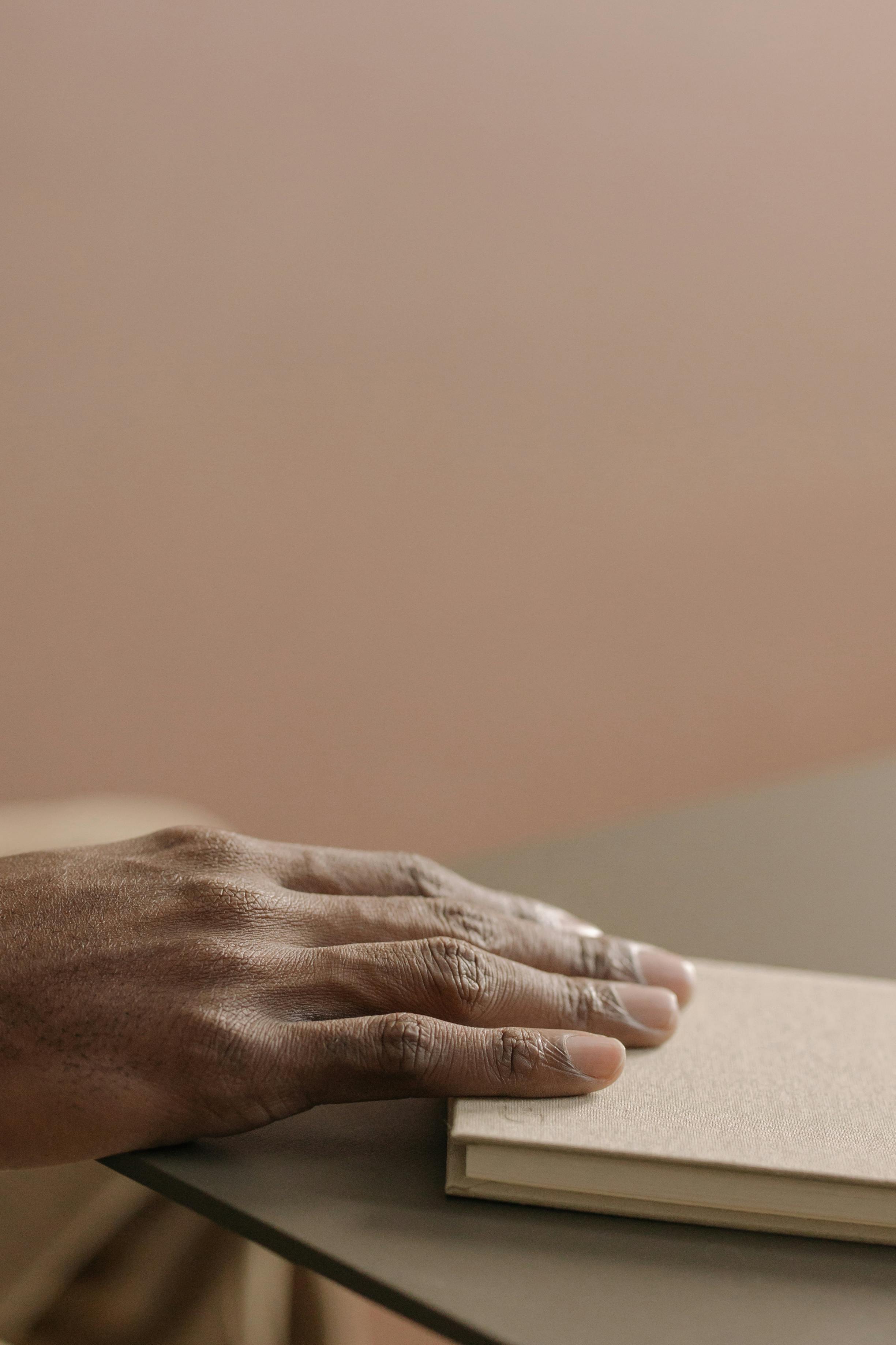 Person Holding a Notebook · Free Stock Photo
