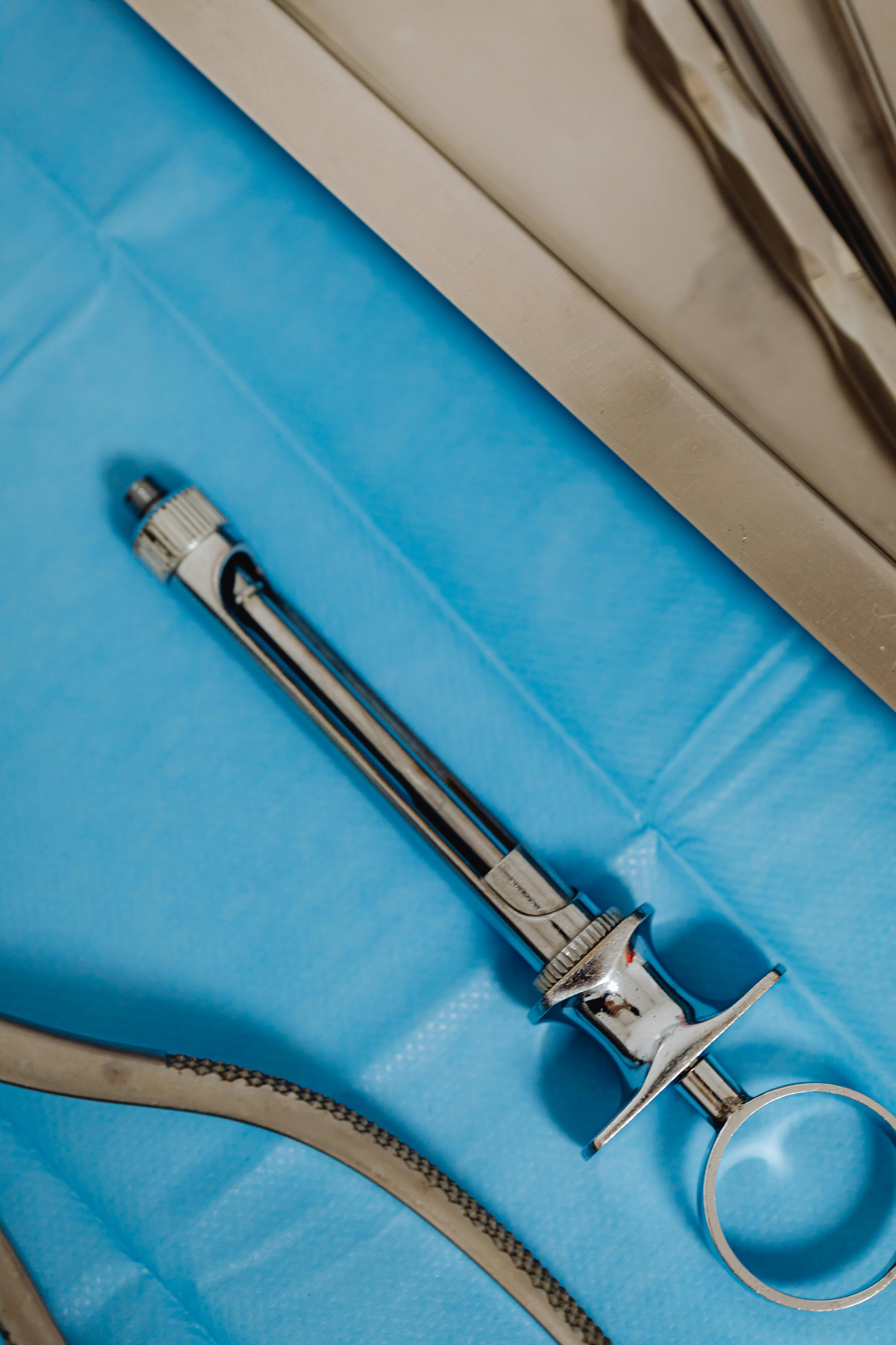 Close-up View of Steel Medical Instrument · Free Stock Photo