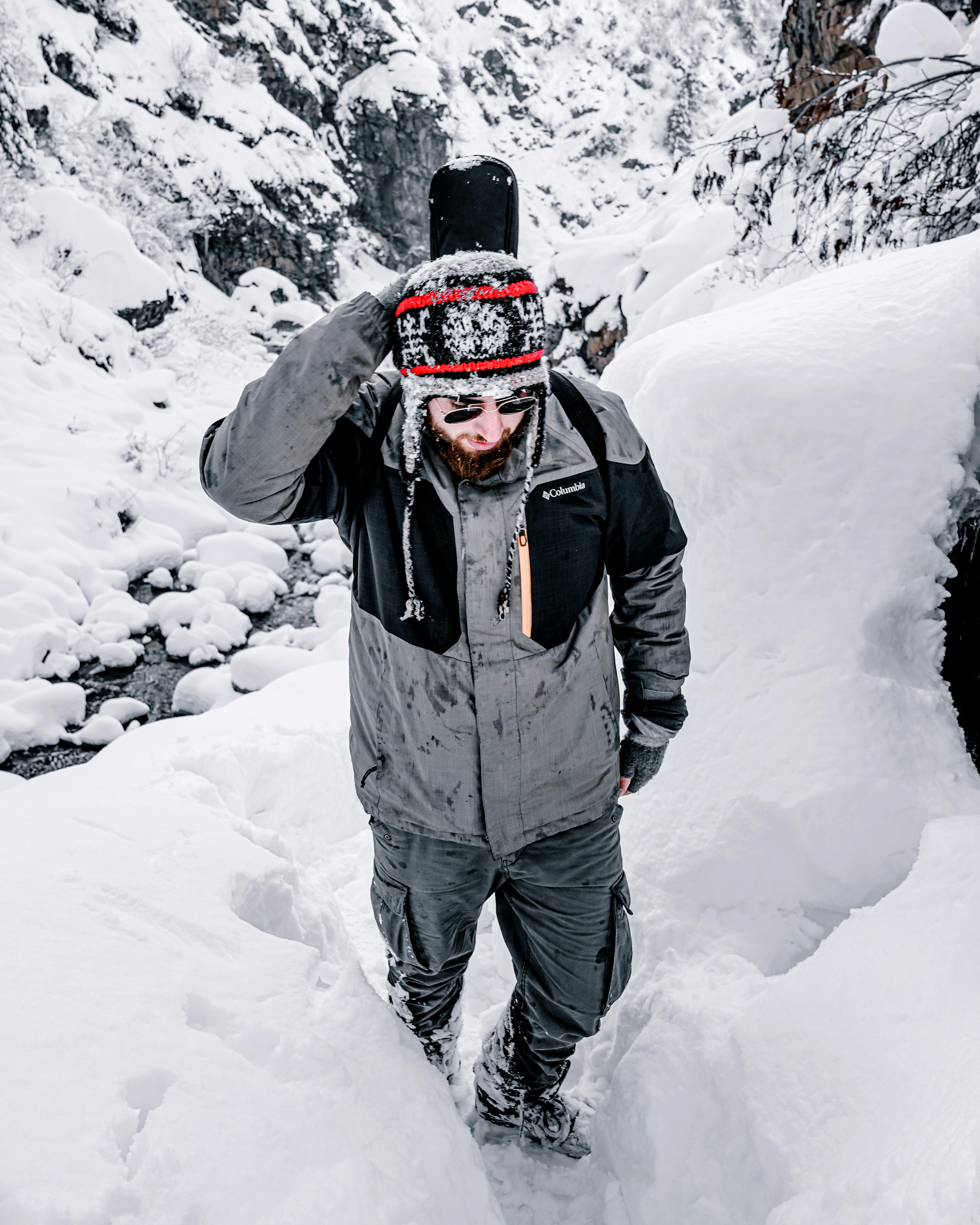 Man Standing Near Waterfall · Free Stock Photo