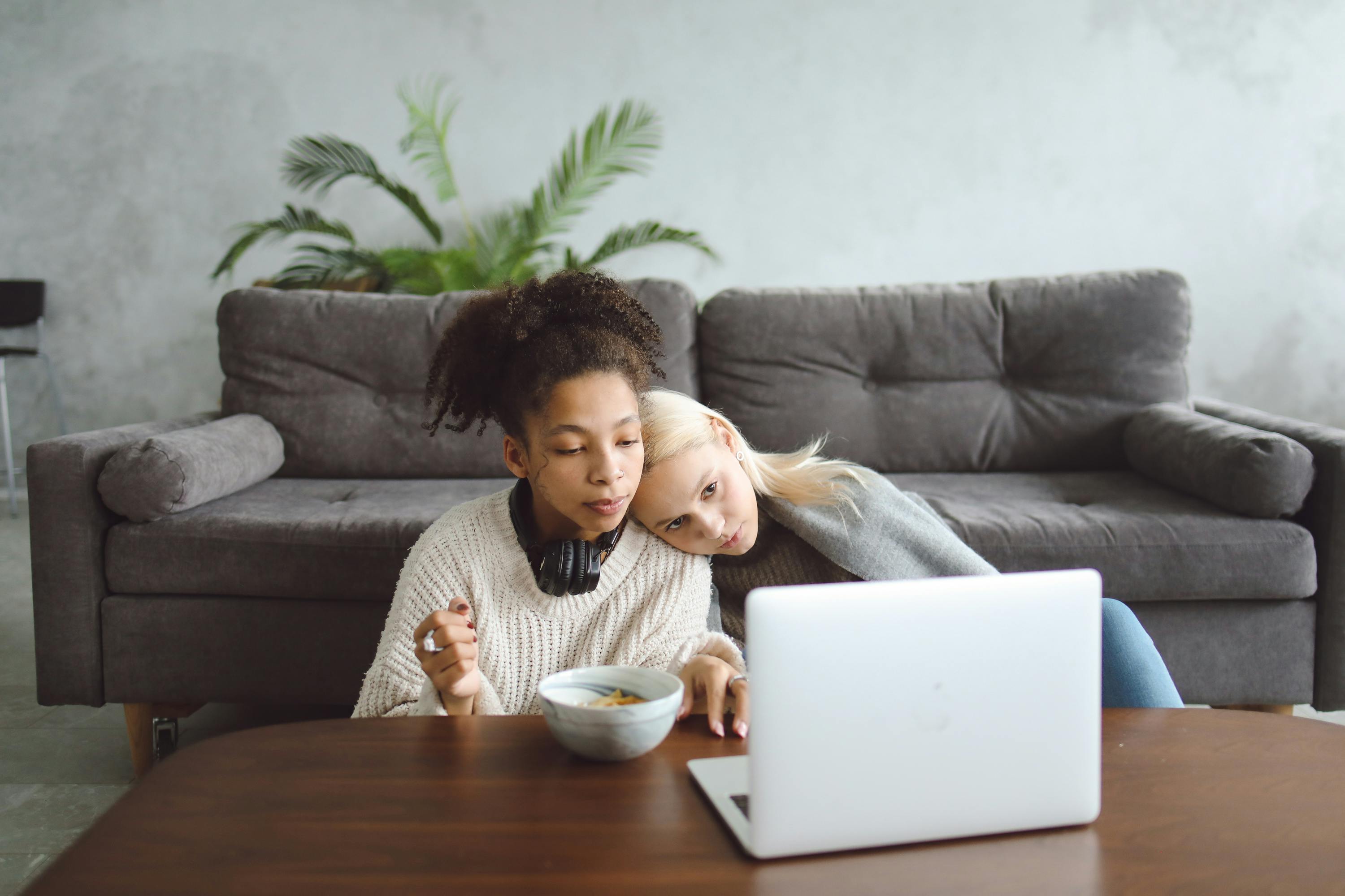 Women Watching on their Laptop · Free Stock Photo