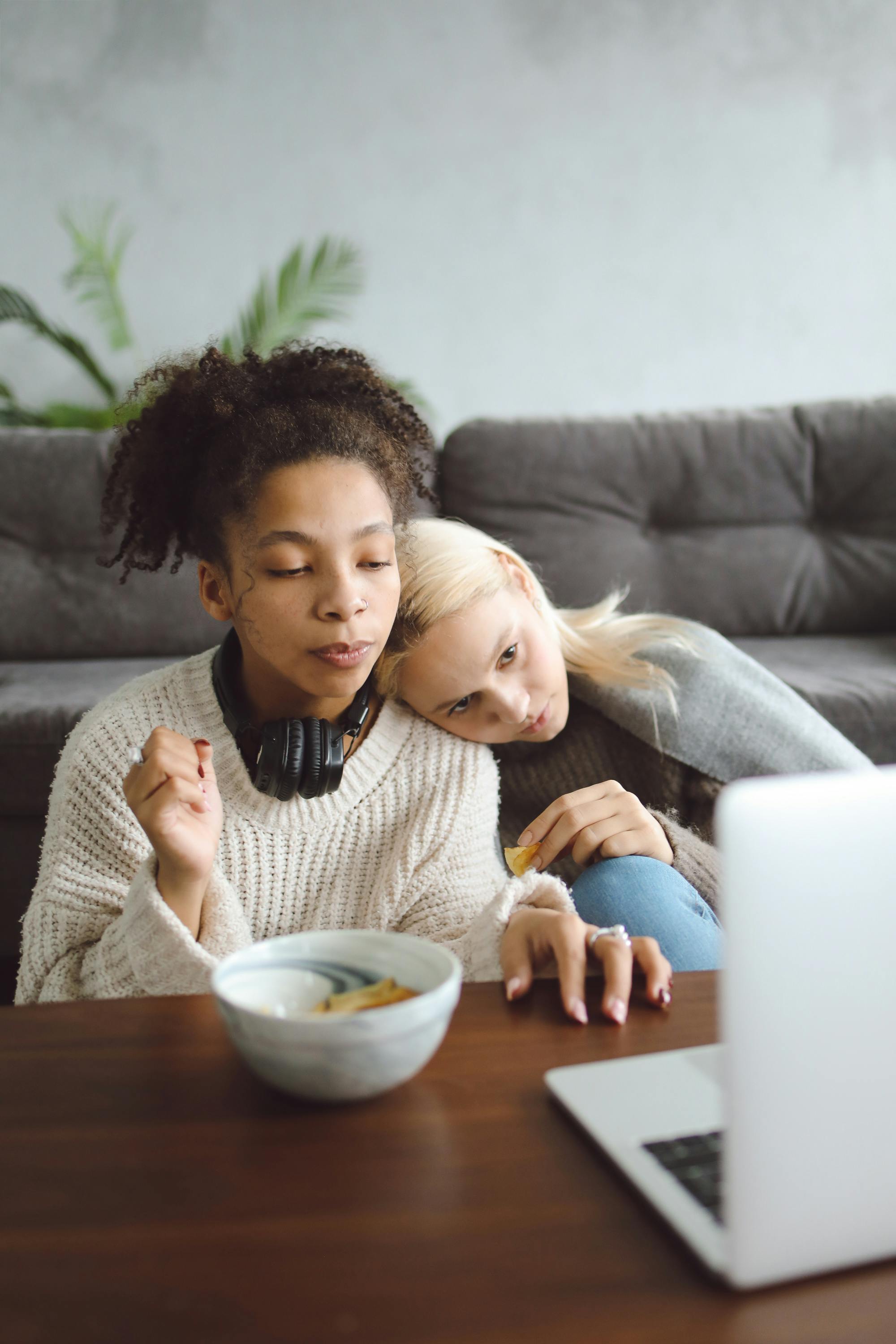Women Watching on their Laptop · Free Stock Photo