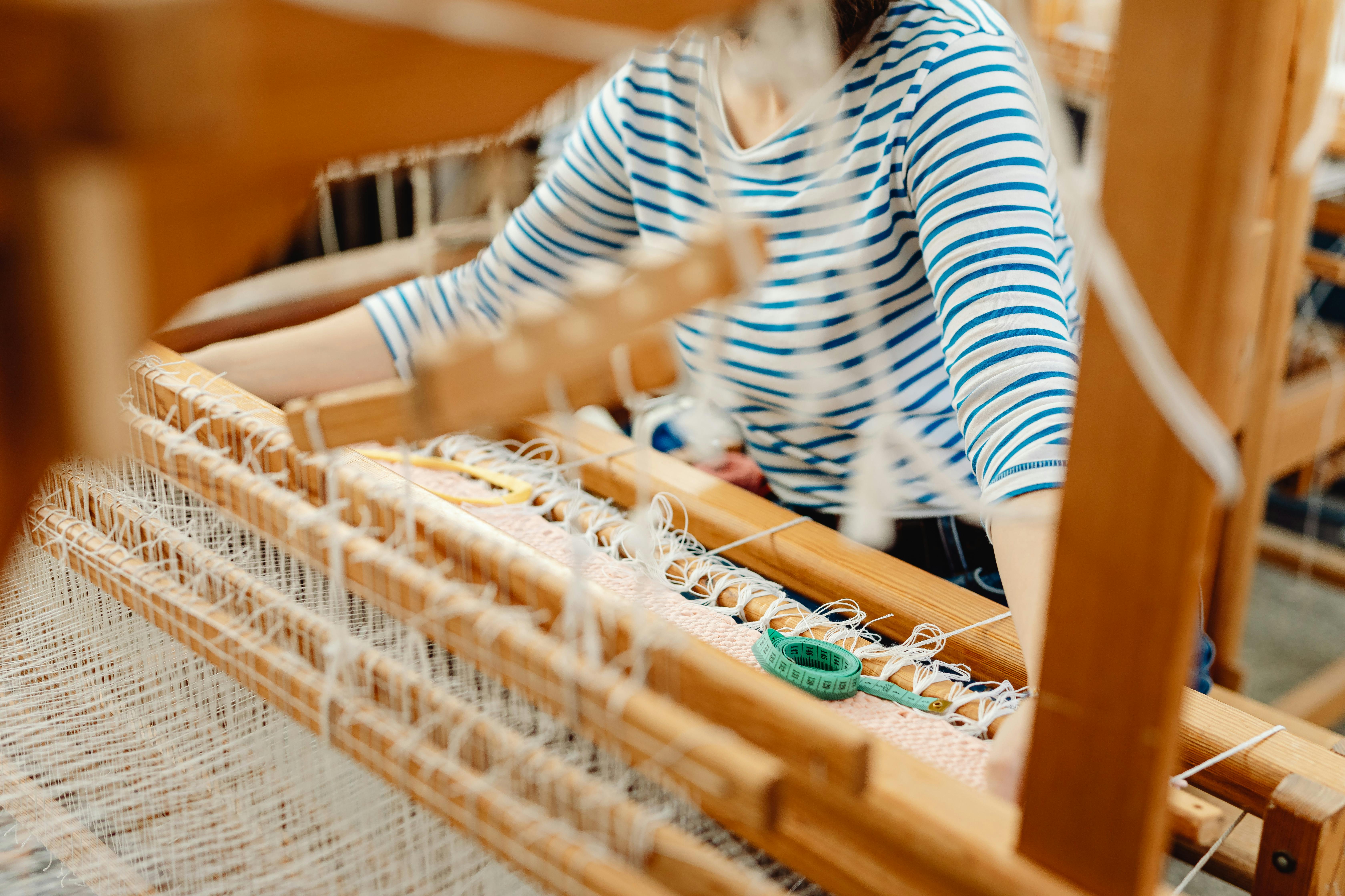 Traditional Loom with Wooden Frame · Free Stock Photo