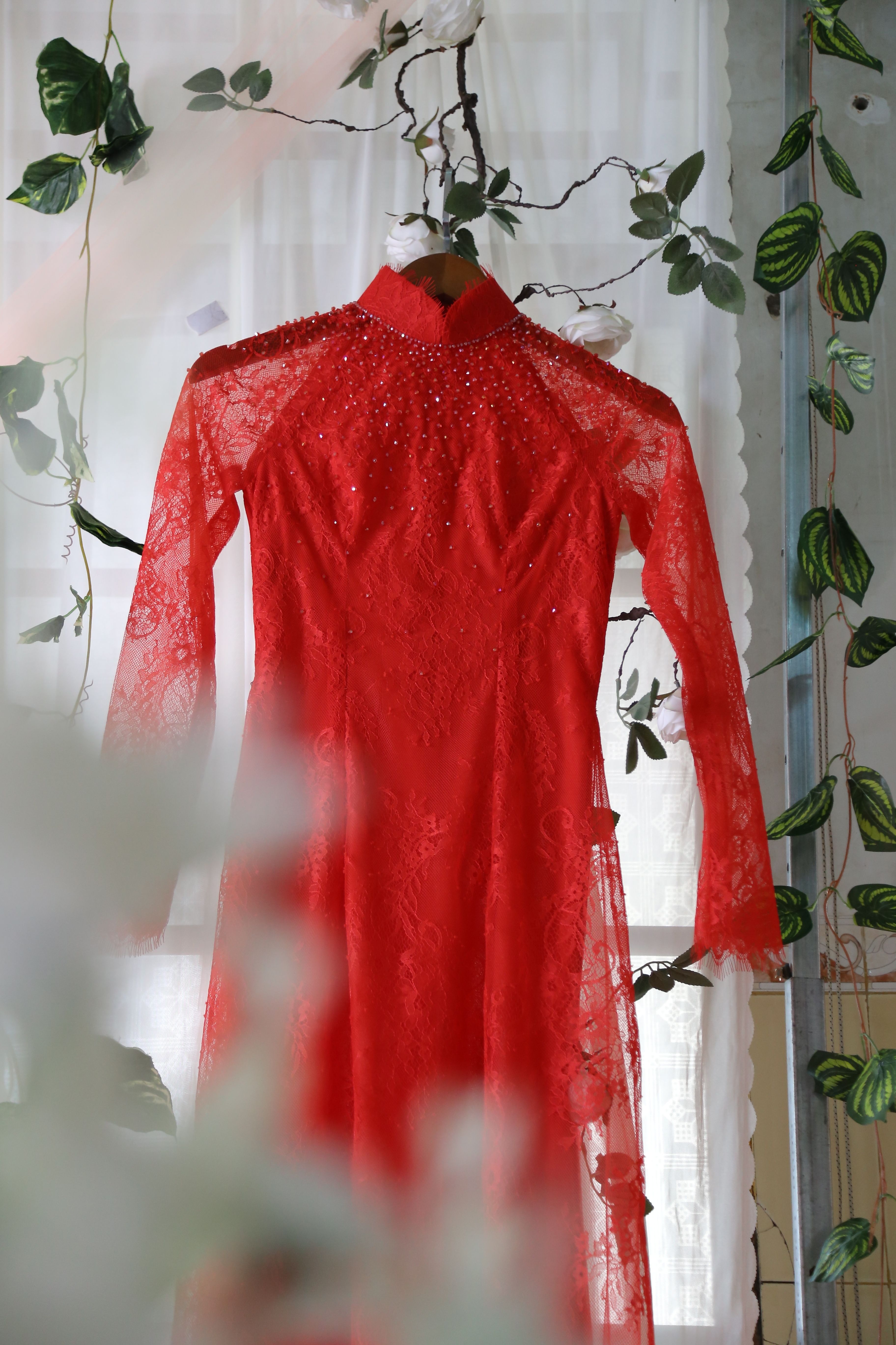 A Red Dress Hanging · Free Stock Photo