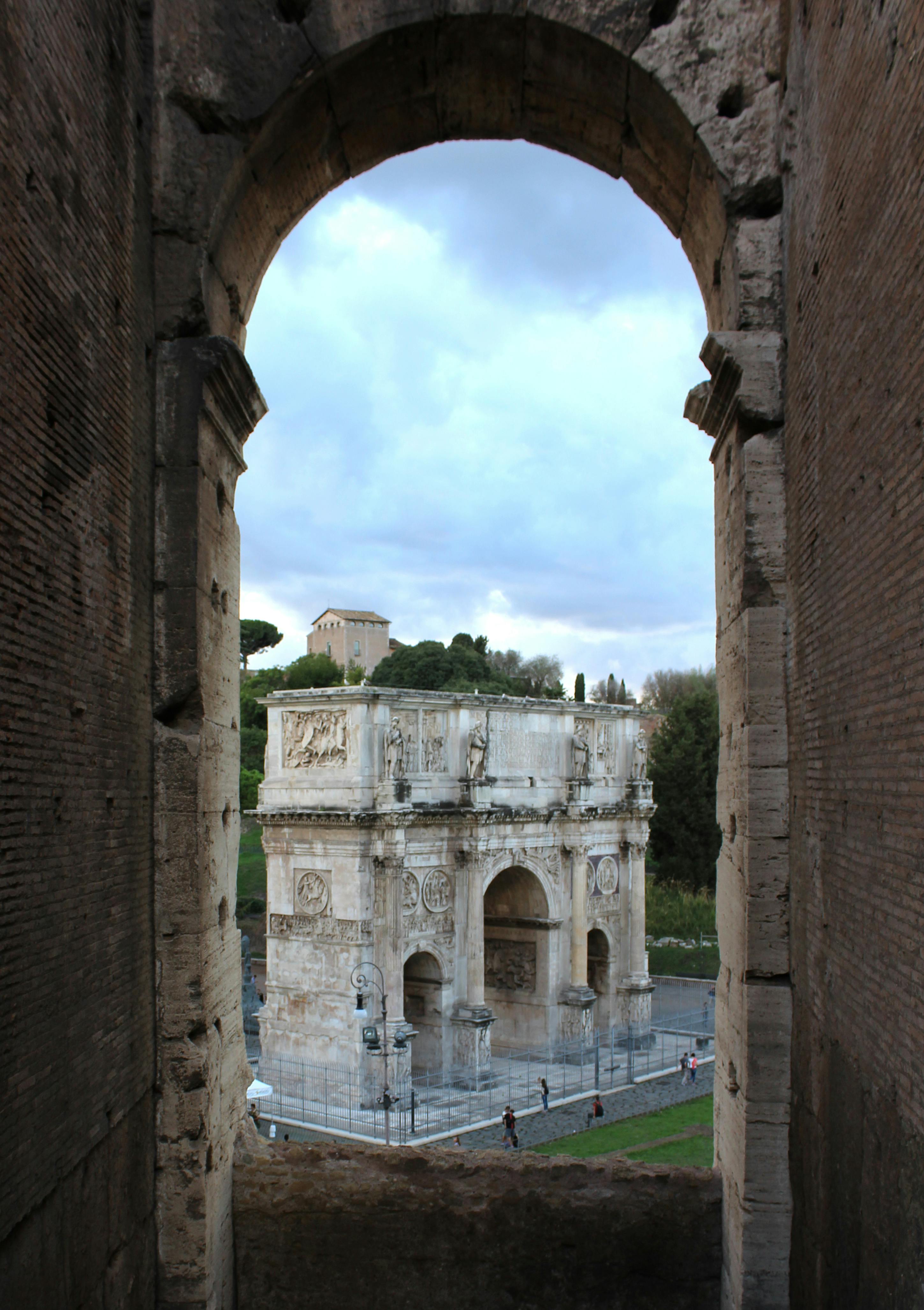 Forum Romanum Seen Through Arch · Free Stock Photo